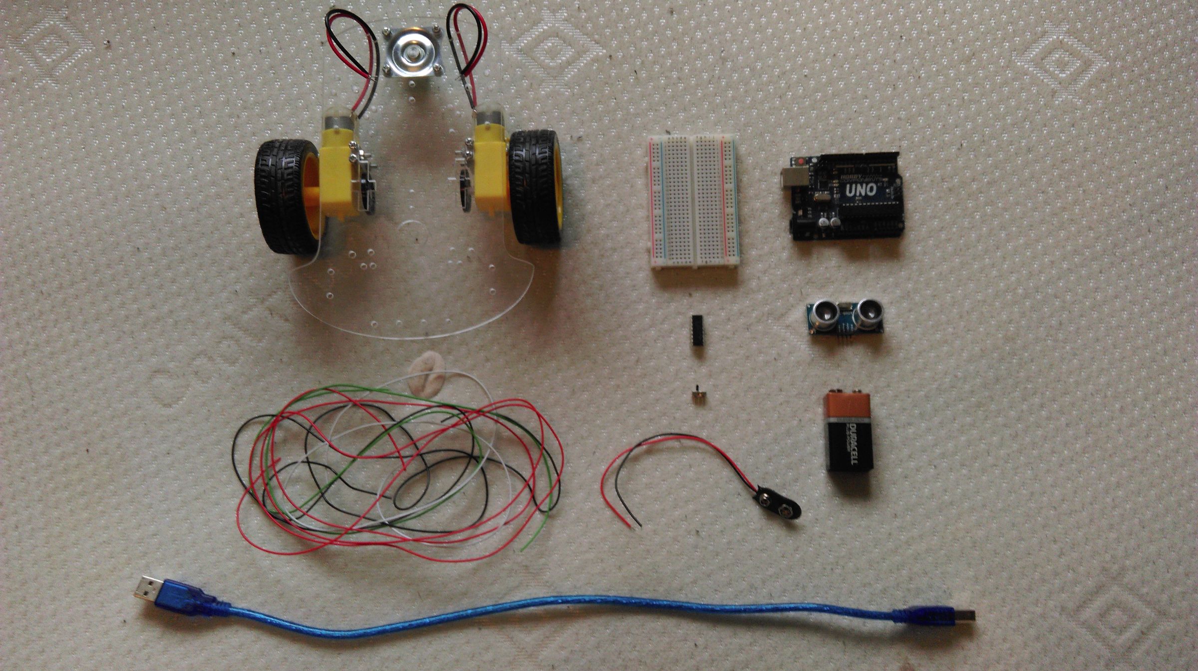 Ultrasonic Wall-Avoiding Robot : 11 Steps - Instructables