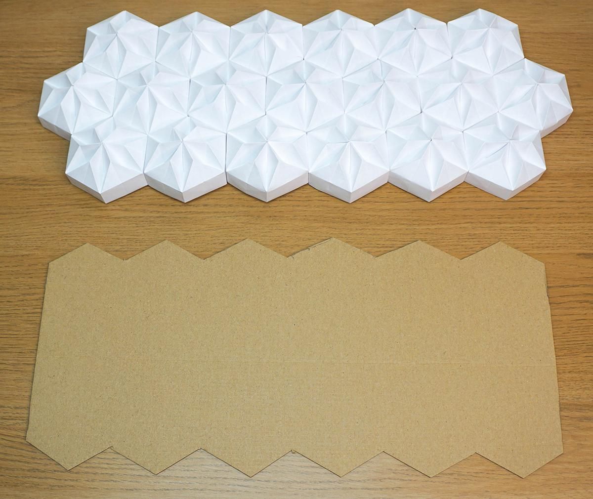 DIY Origami Hexagon Wall Decor | Paper-Folding Art Project : 11 Steps ...