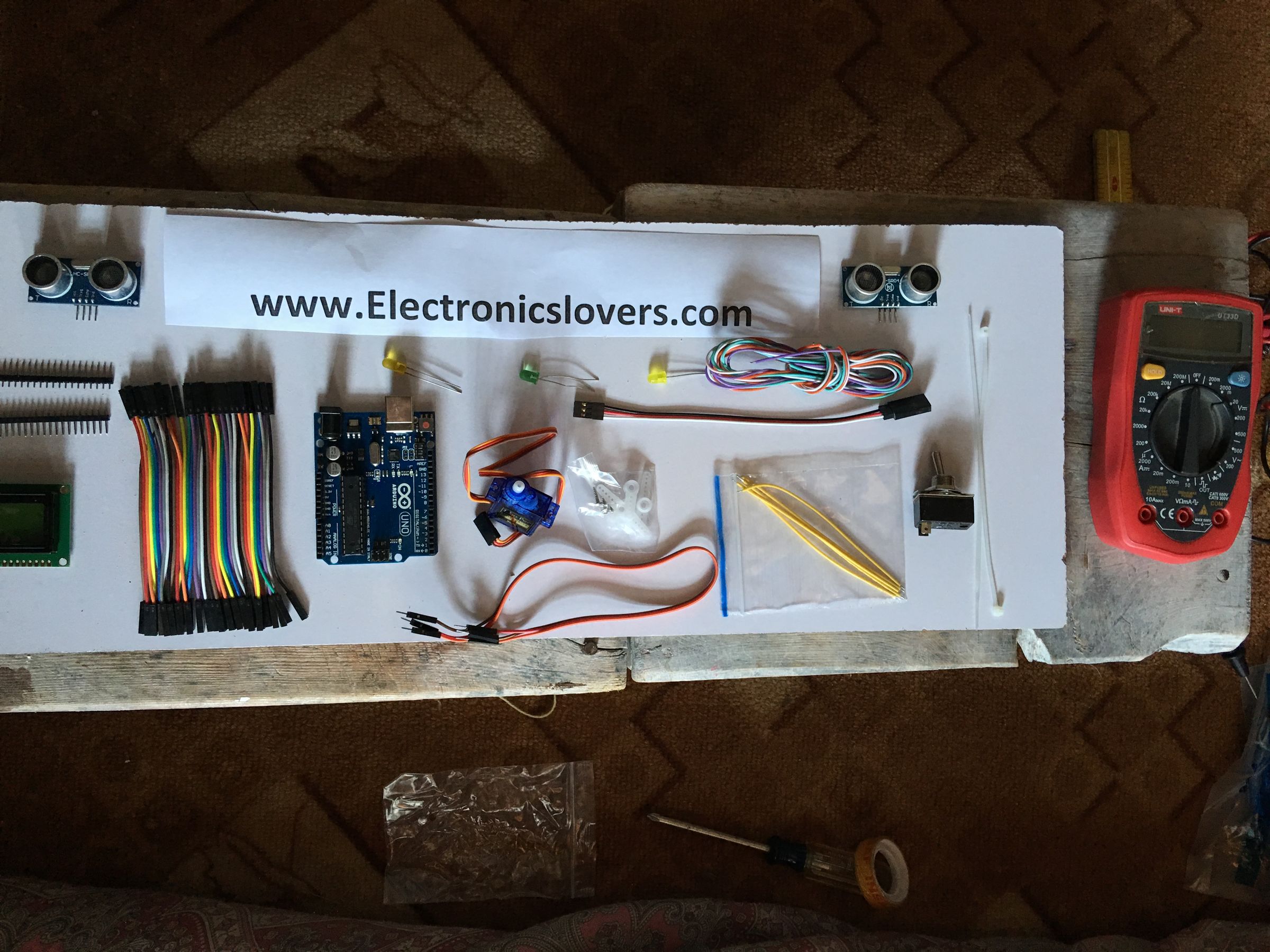 Made a Radar Station by Using Arduino | Do It Yourself Project : 4 ...