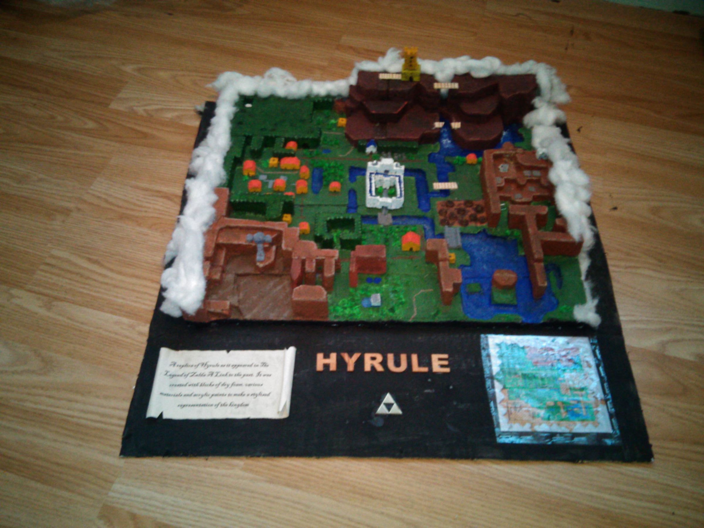 Legend of Zelda LTTP Hyrule World Map Diorama : 7 Steps - Instructables