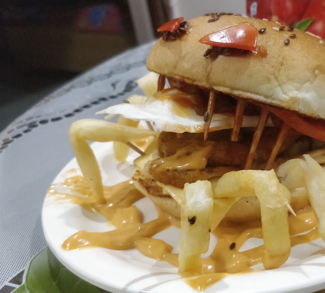 Cheese Spider Burger : 9 Steps (with Pictures) - Instructables