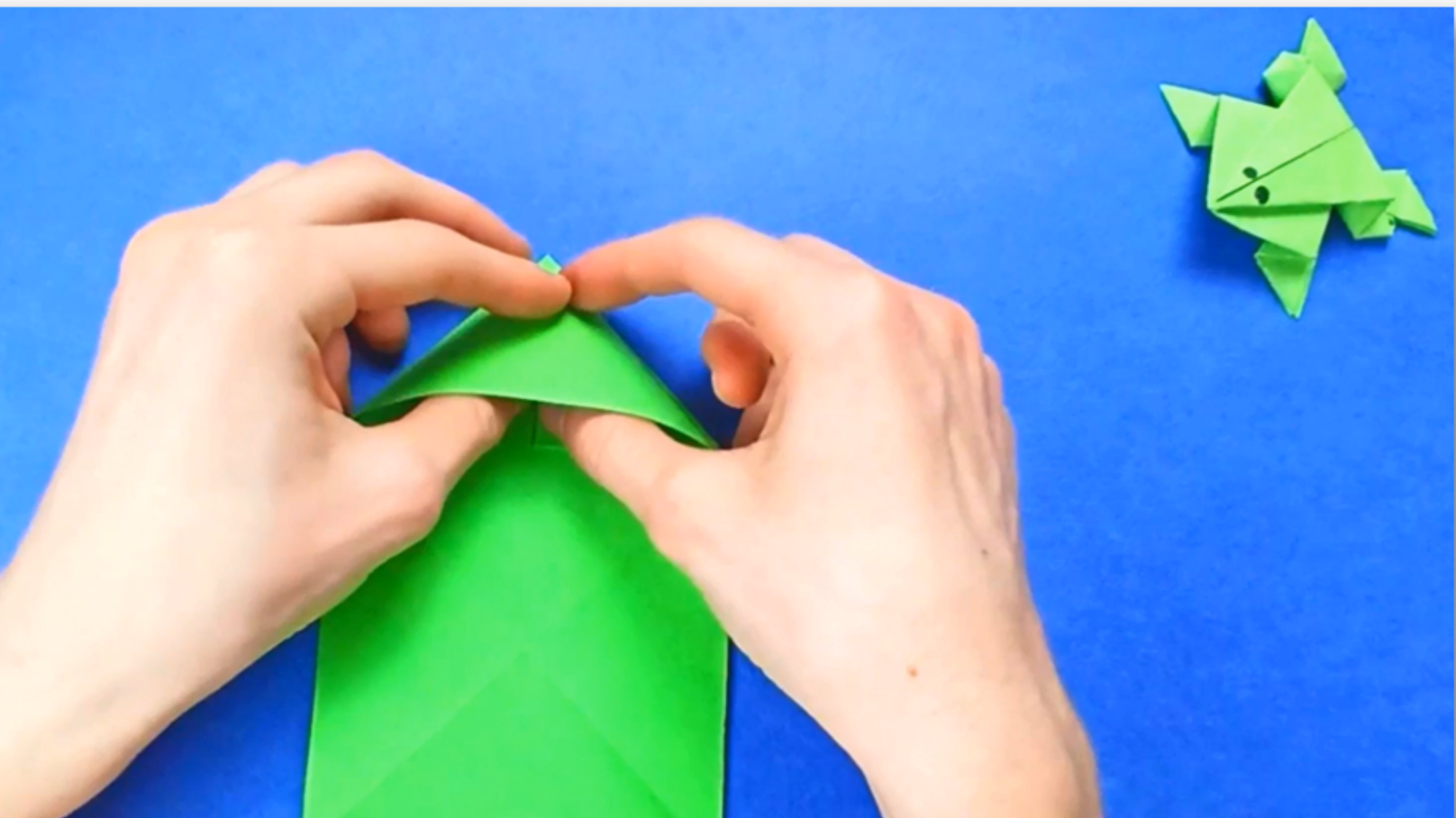 How to Make a Jumping Paper Frog? : 36 Steps (with Pictures ...