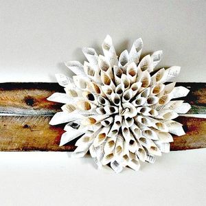 How to Make a Gorgeous Book Page Flower : 9 Steps (with Pictures ...