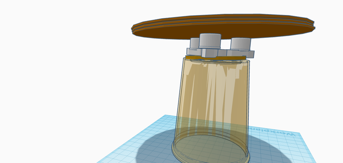 Cake Turntable (Showing Handmade Version and Tinkercad 3D Design) : 9 ...