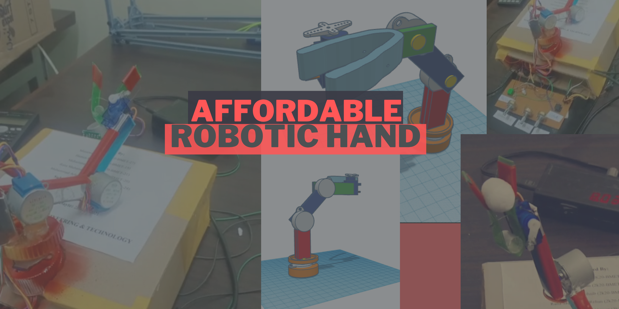DIY Robotic Arm Using 28byj-48 Stepper Motors and Arduino-Upcycled ...