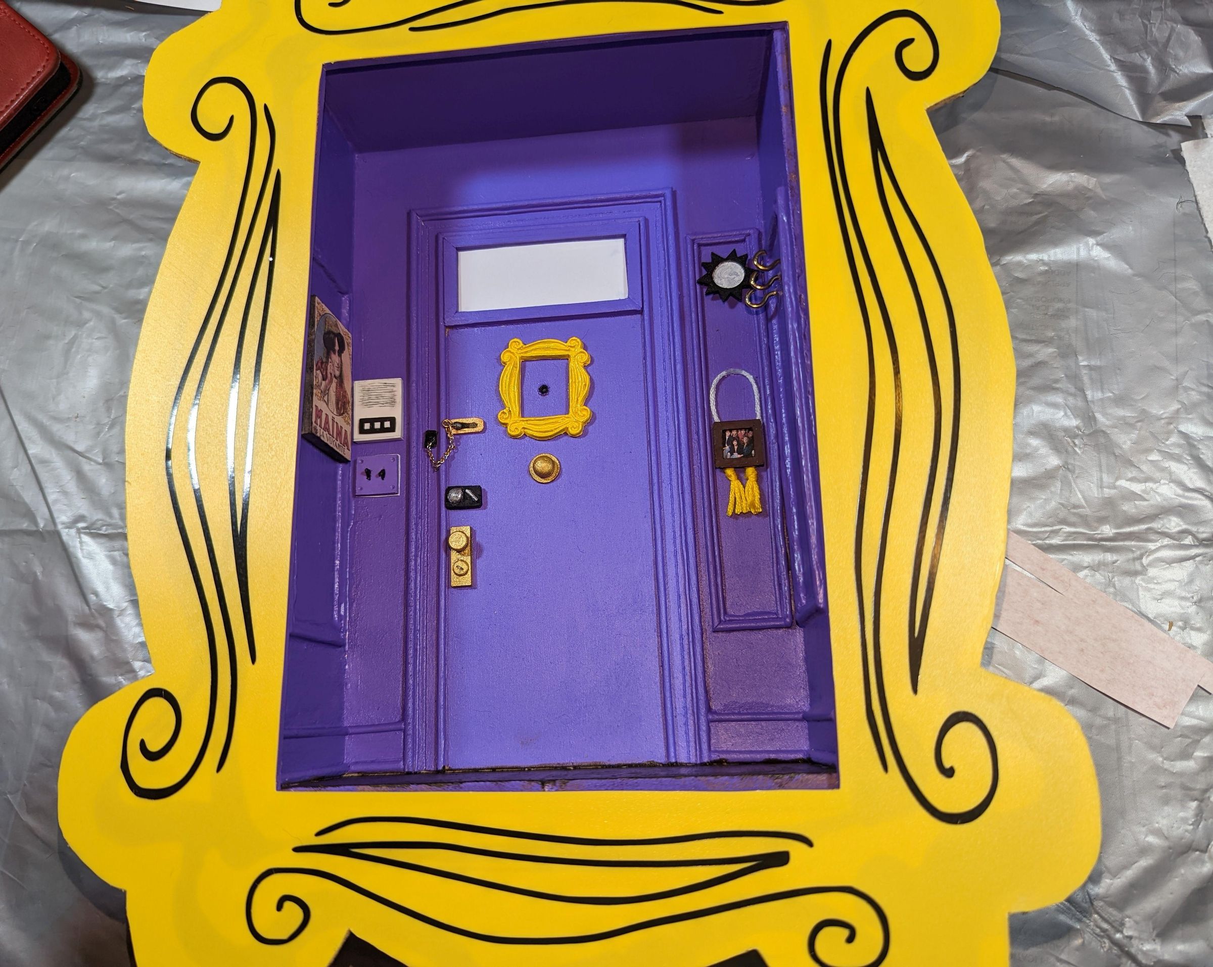 Friends Shadow Box With Hooks and a Shelf : 8 Steps (with Pictures ...