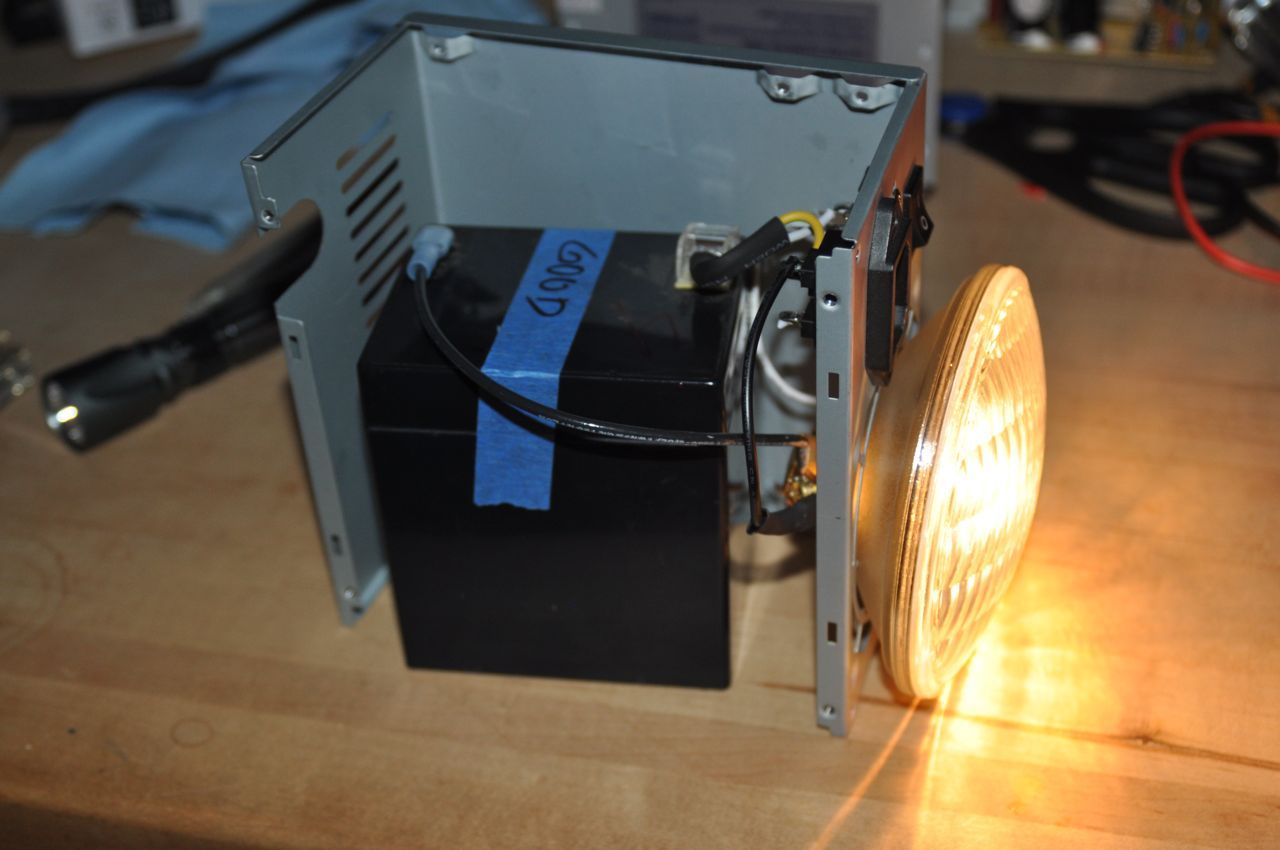 Hack-A-Lantern: Recycled Computer Power Supply Flashlight : 8 Steps ...