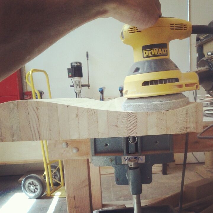 Sanding Concave Surfaces With DIY Foam Pad/Random Orbital : 3 Steps ...