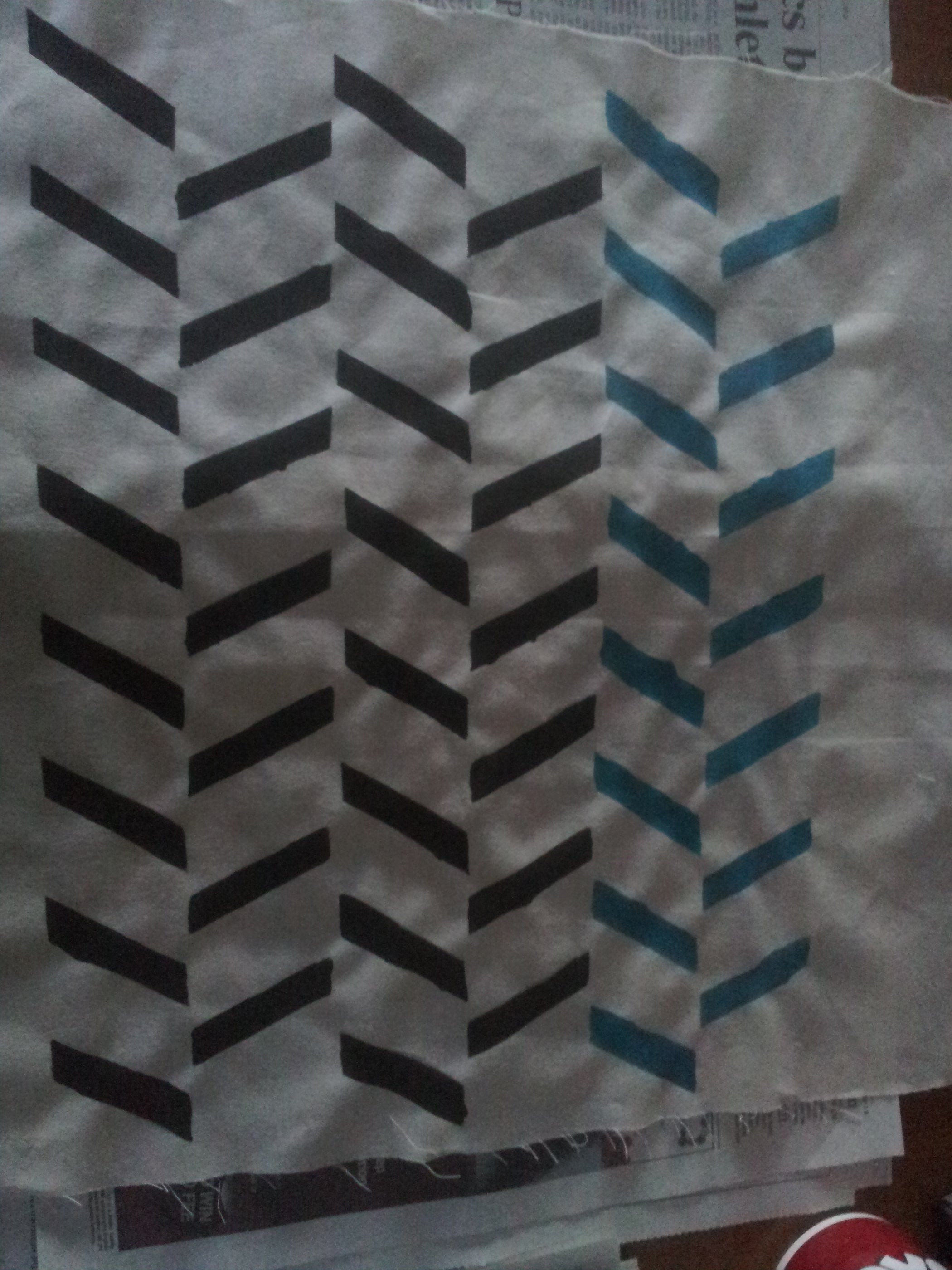 D.I.Y Chevron Pattern Stencil : 4 Steps - Instructables