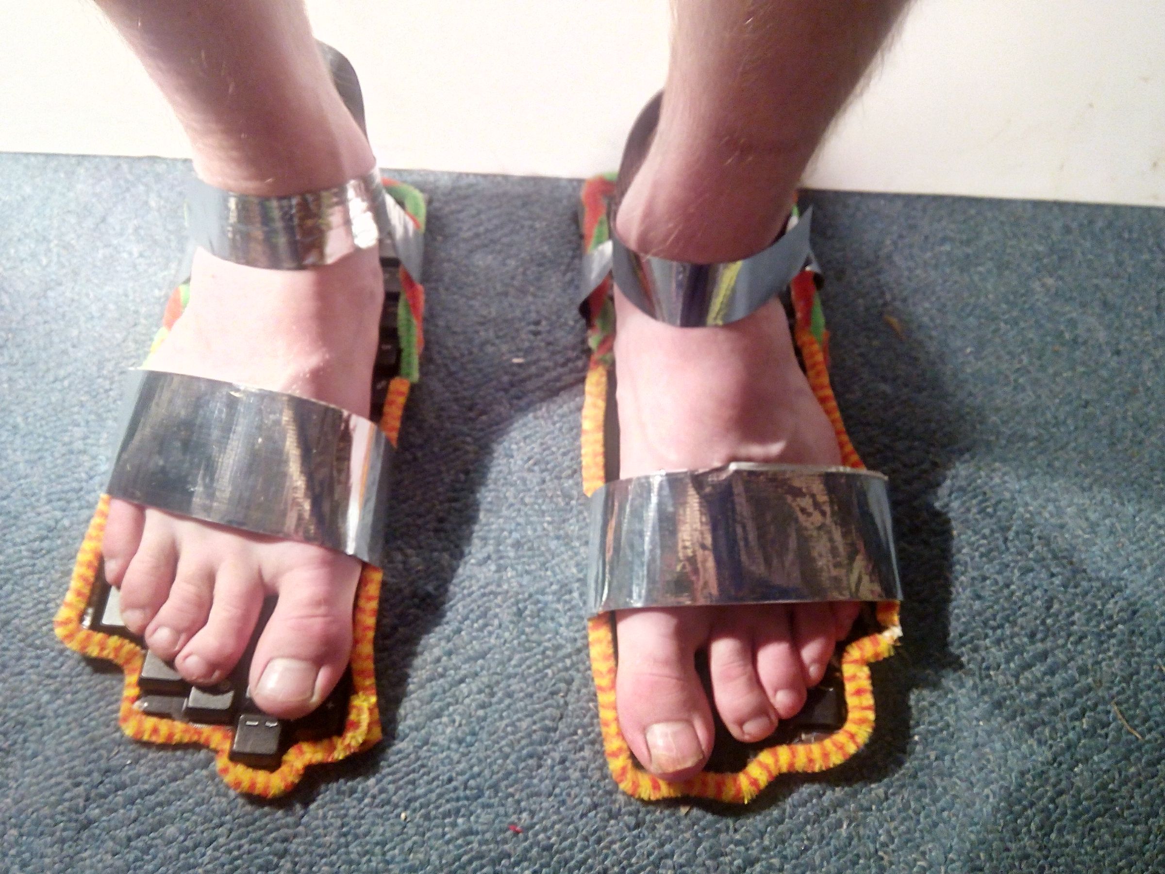Keyboard Sandals : 7 Steps - Instructables