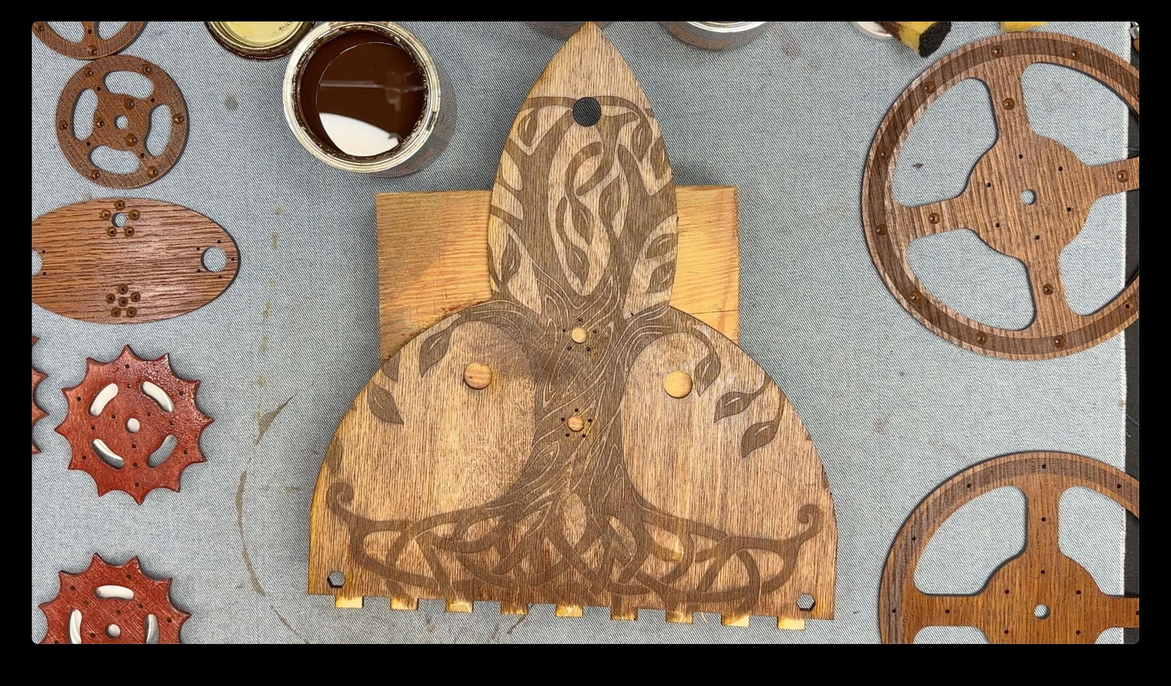 Wooden Vertical Carousel Spice Rack / Alchemy Design : 57 Steps (with ...