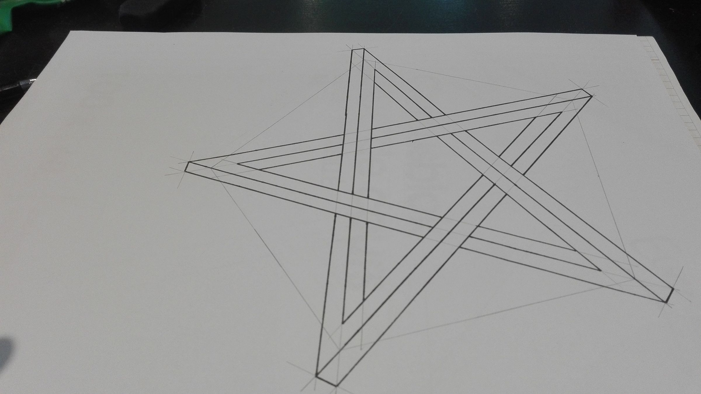 The Impossible Pentagram (optical Illusion) : 3 Steps - Instructables
