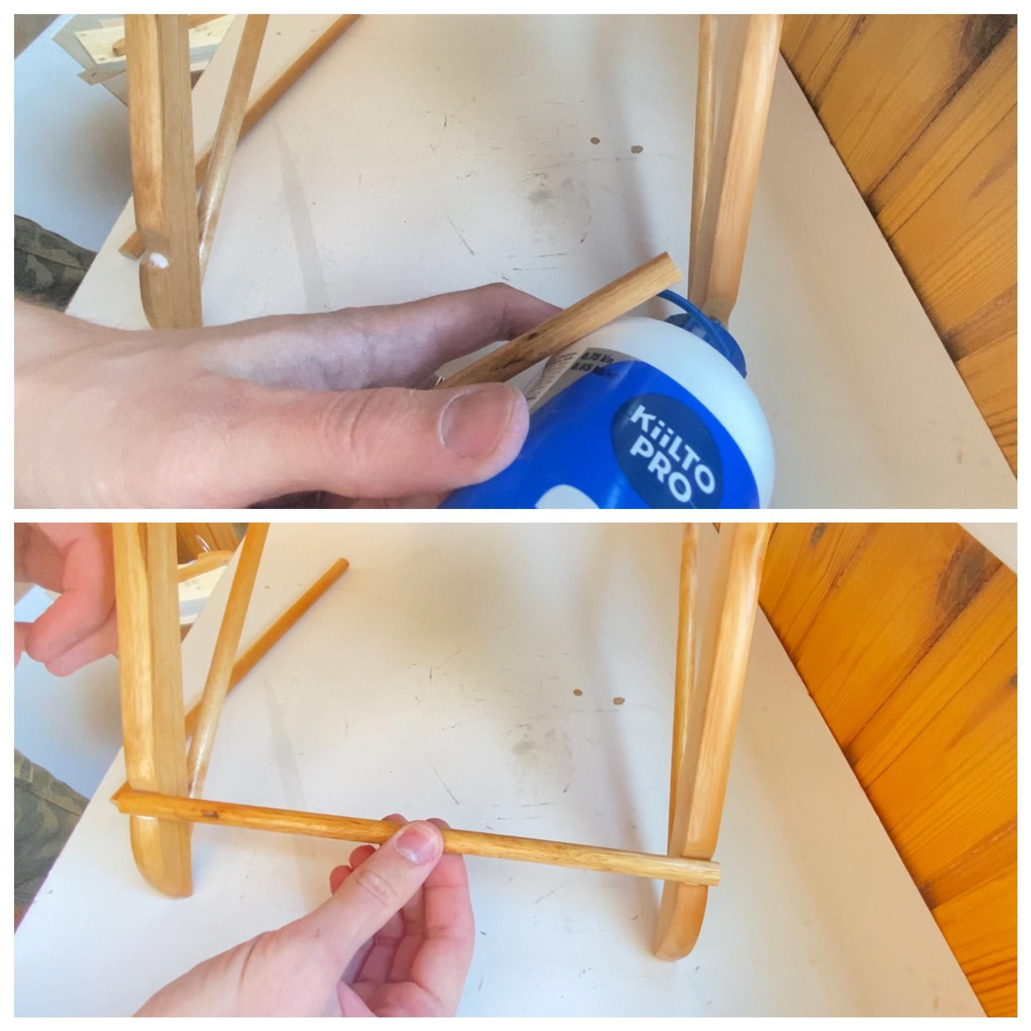 How to Make a Nightstand From Wooden Hangers || DIY Side Table : 10 ...