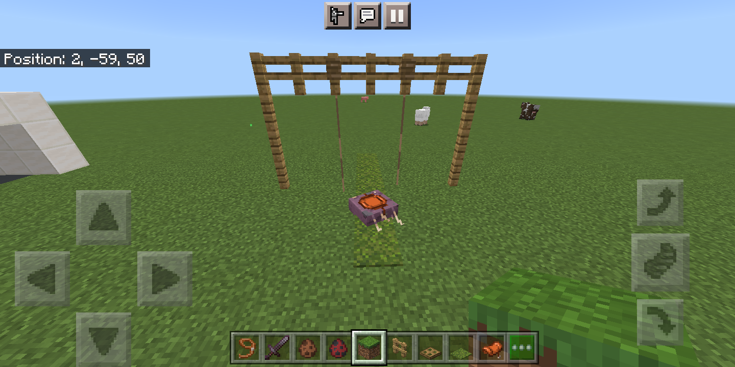 100% Working Swing Set in Minecraft : 11 Steps - Instructables