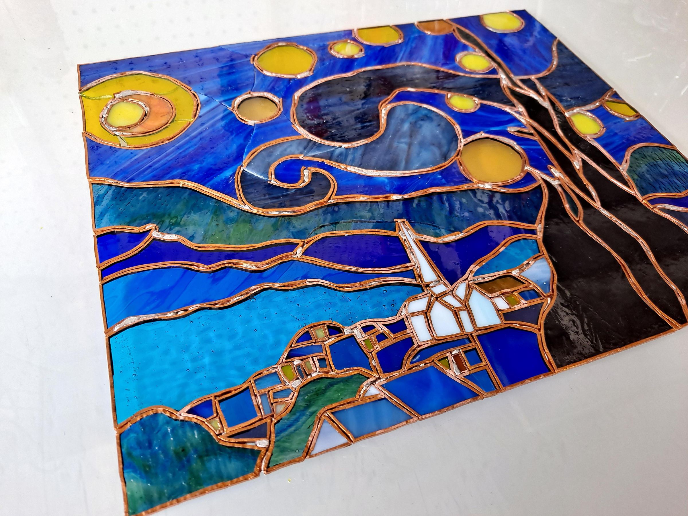 Starry Night Stained Glass : 9 Steps (with Pictures) - Instructables