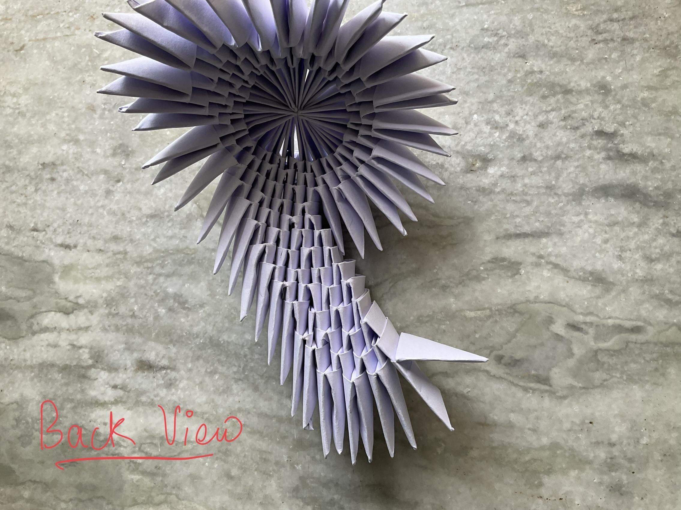My First Instructable! 3D Origami Swan : 5 Steps (with Pictures ...