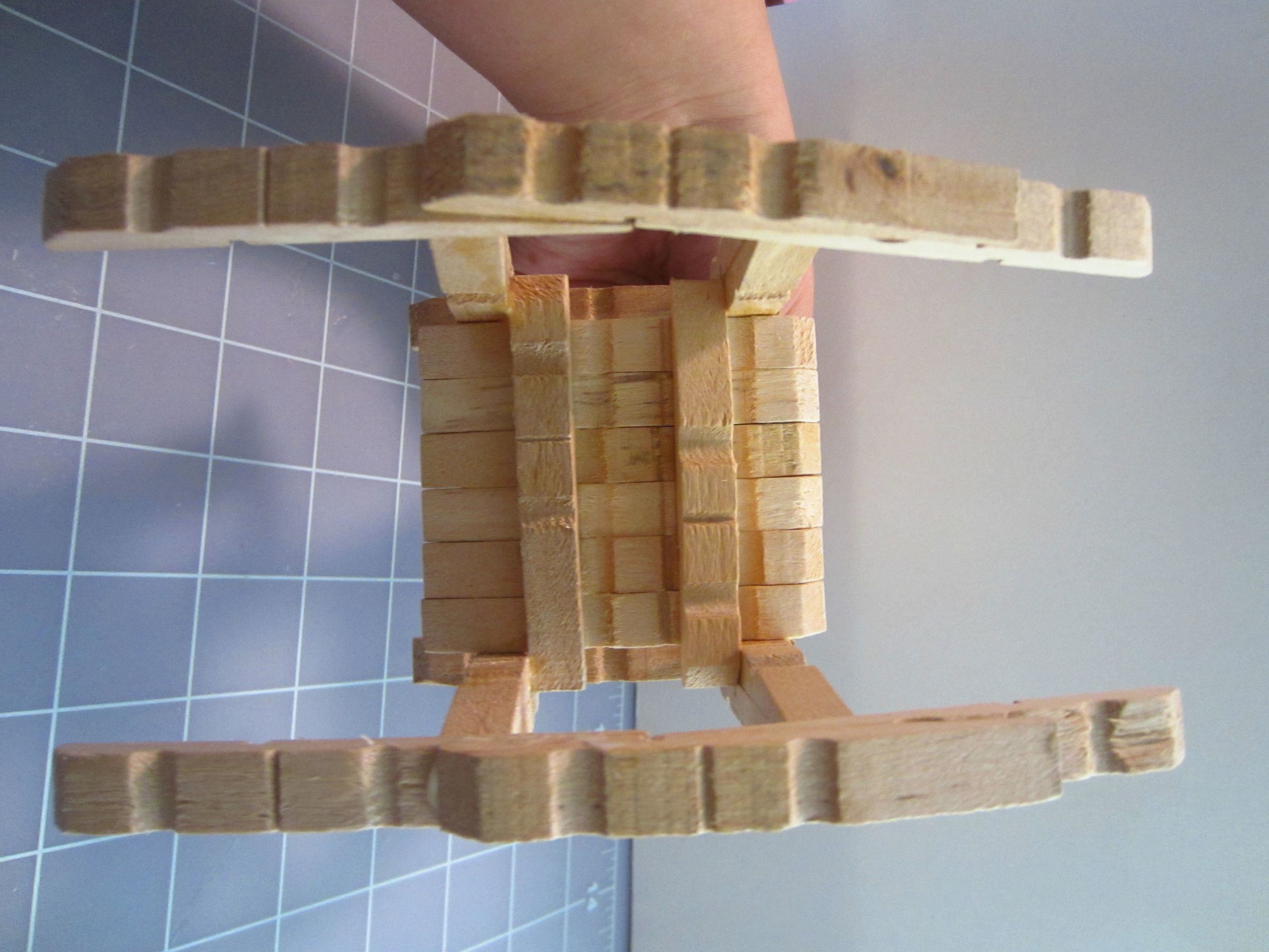 Clothespin Rocking Chair: So Easy to Make - Instructables