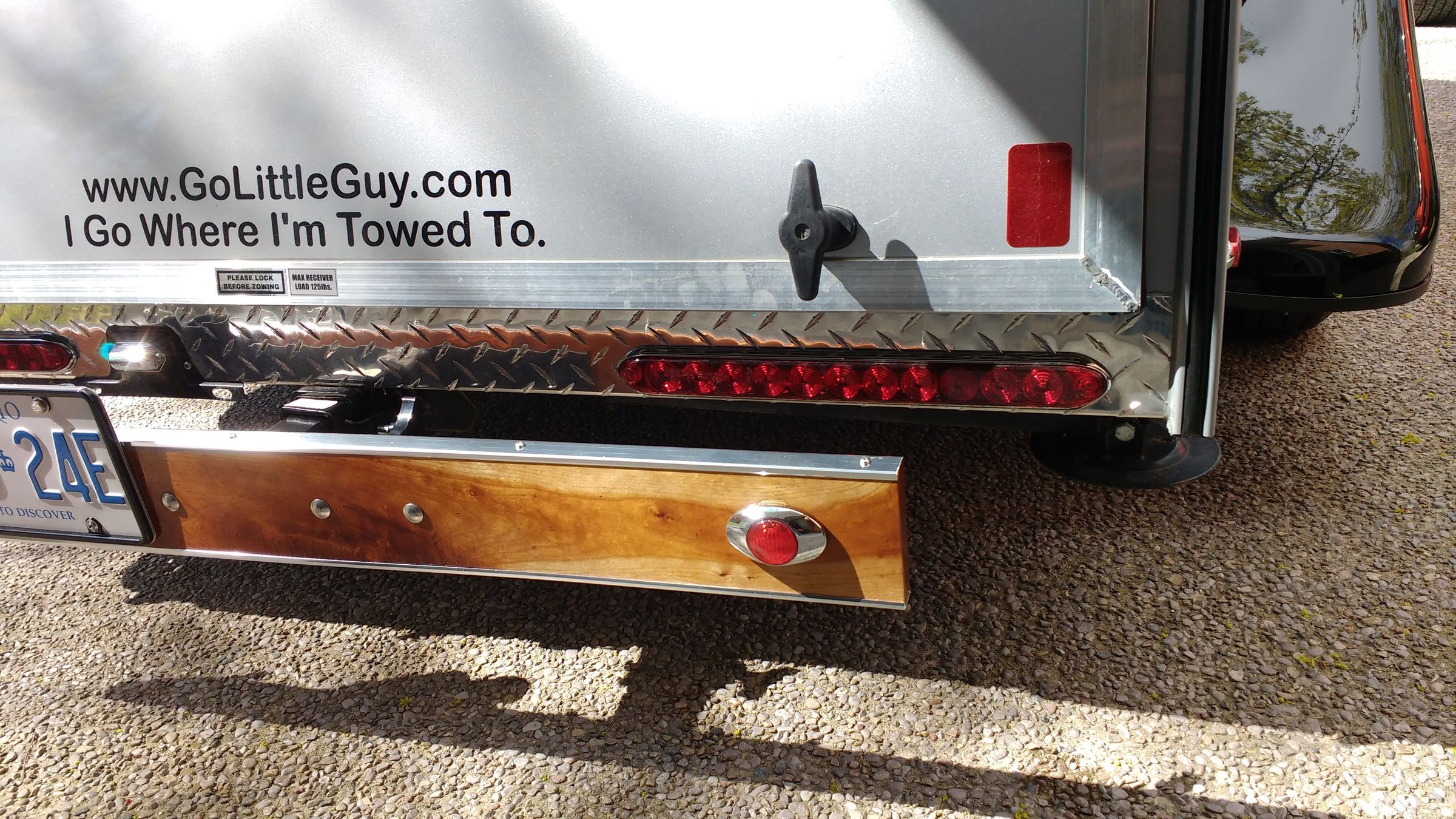 A Hitch Mounted Removable Wooden Bumper : 7 Steps (with Pictures ...