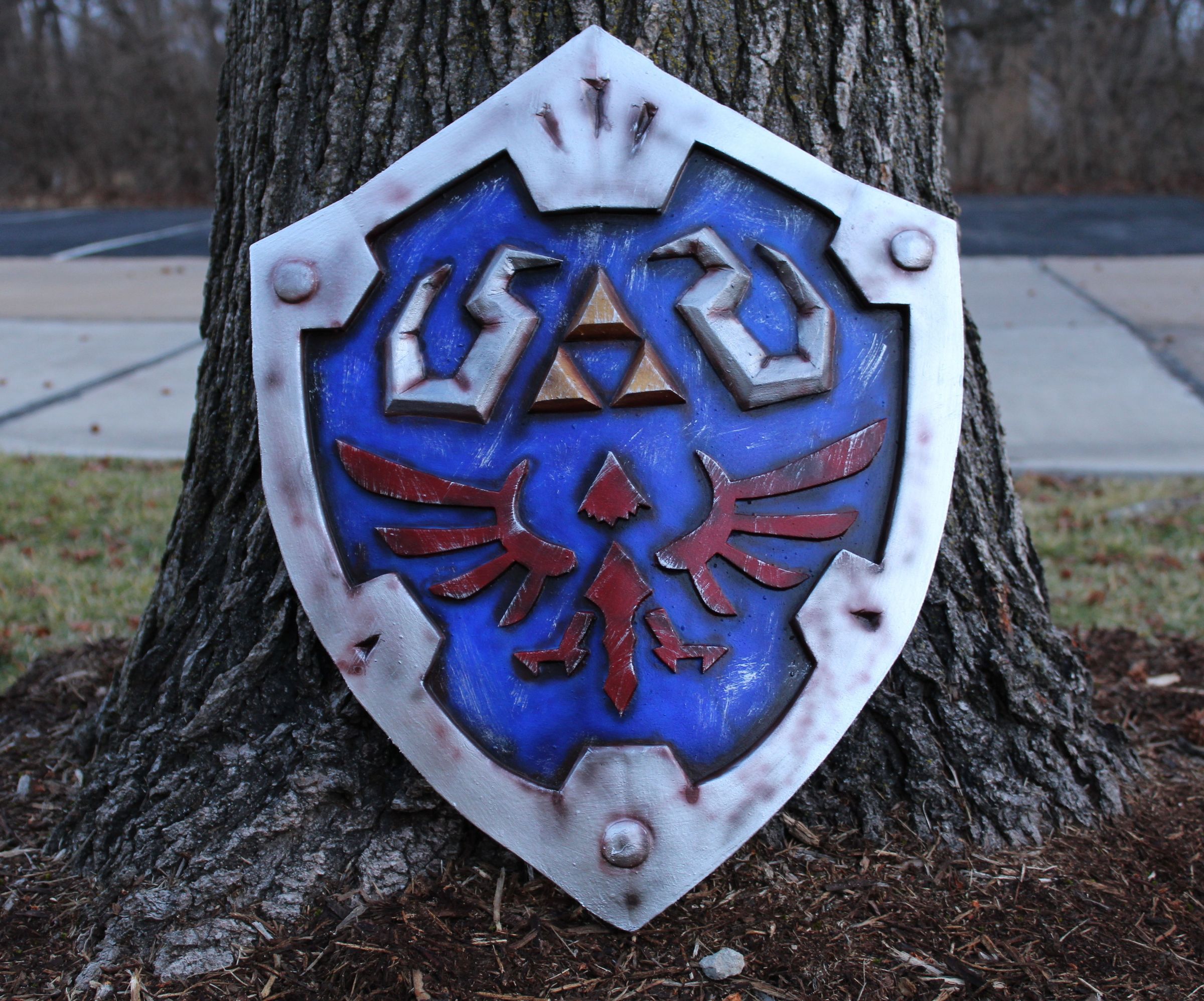 Legend Of Zelda Shield Pumpkin Stencils