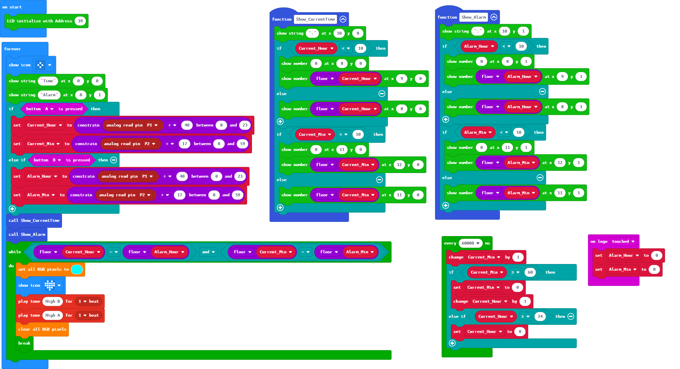 DIY Digital Alarm Clock Using REKA:BIT With Micro:bit : 5 Steps ...