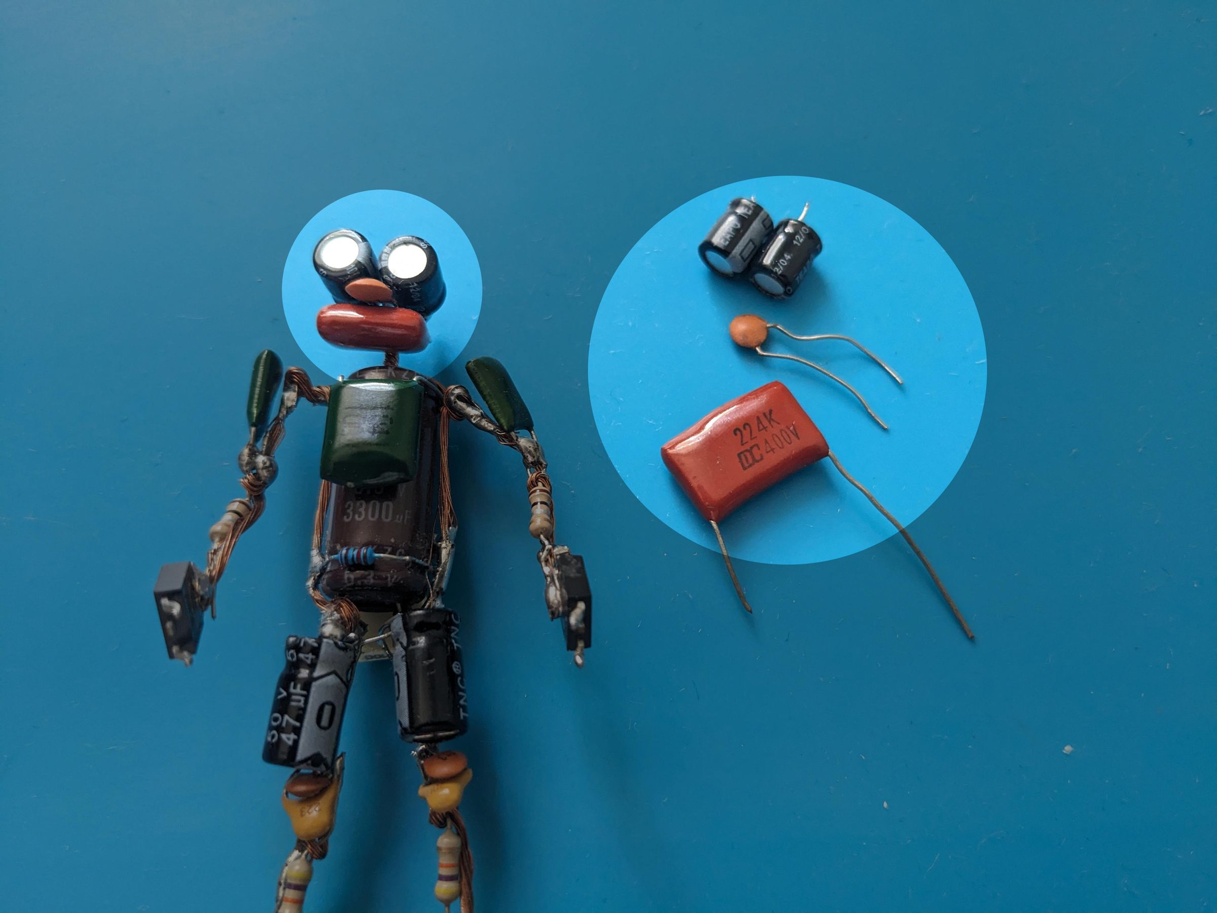 Stop Motion Puppet From Copper Wire Scraps and Electronic Waste : 6 ...