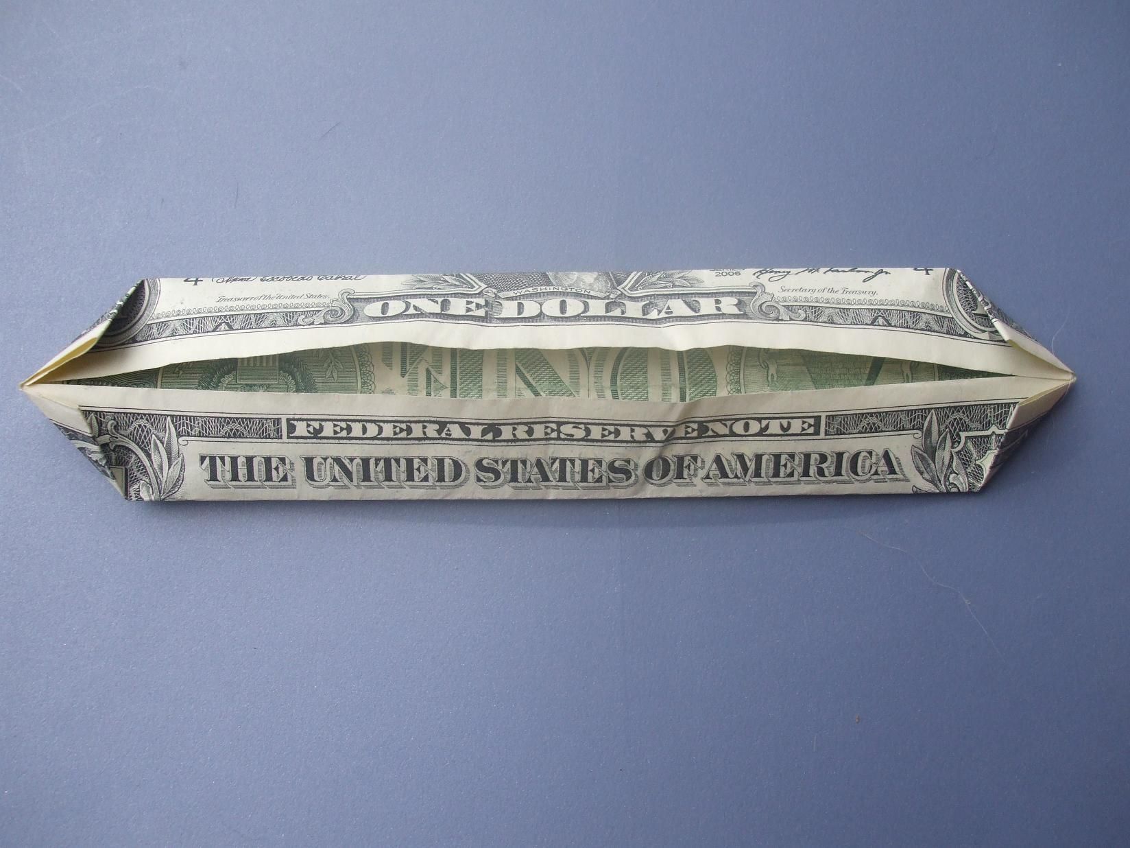 Make a Dollar Bill Cancer Ribbon : 8 Steps - Instructables