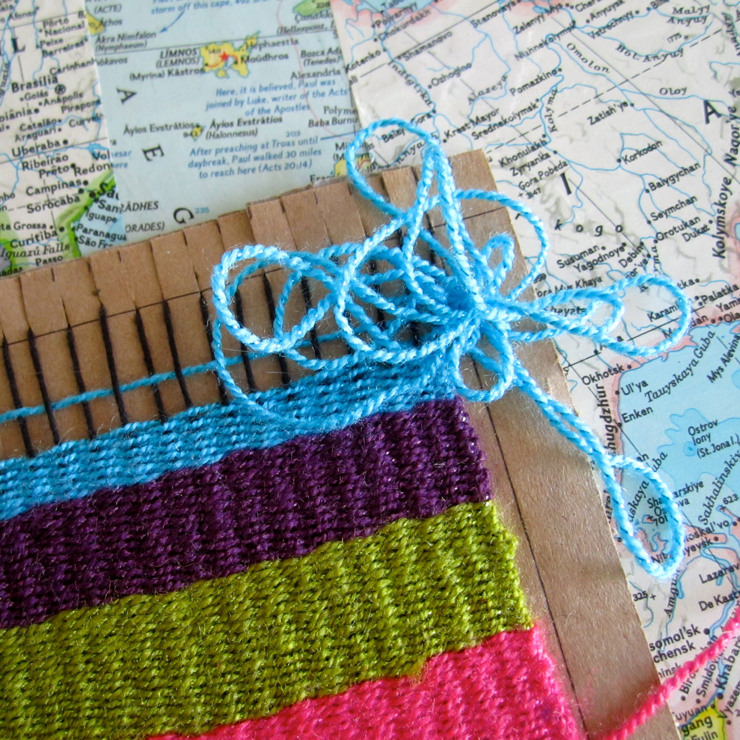 How to Weave on a Cardboard Loom : 9 Steps (with Pictures) - Instructables