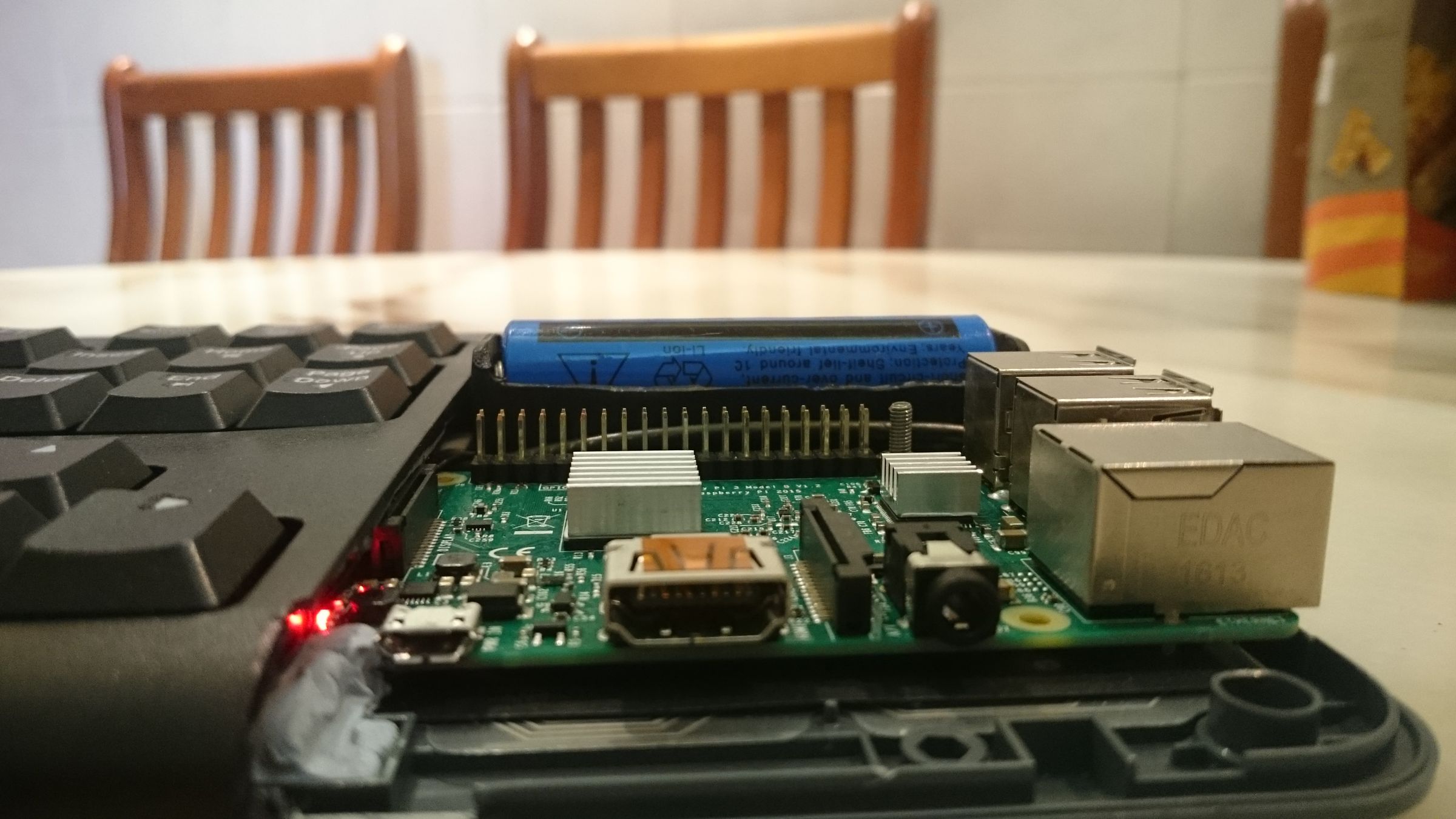 KeyPi - a Cheap Portable Raspberry Pi 3 Laptop Under $80 : 11 Steps ...