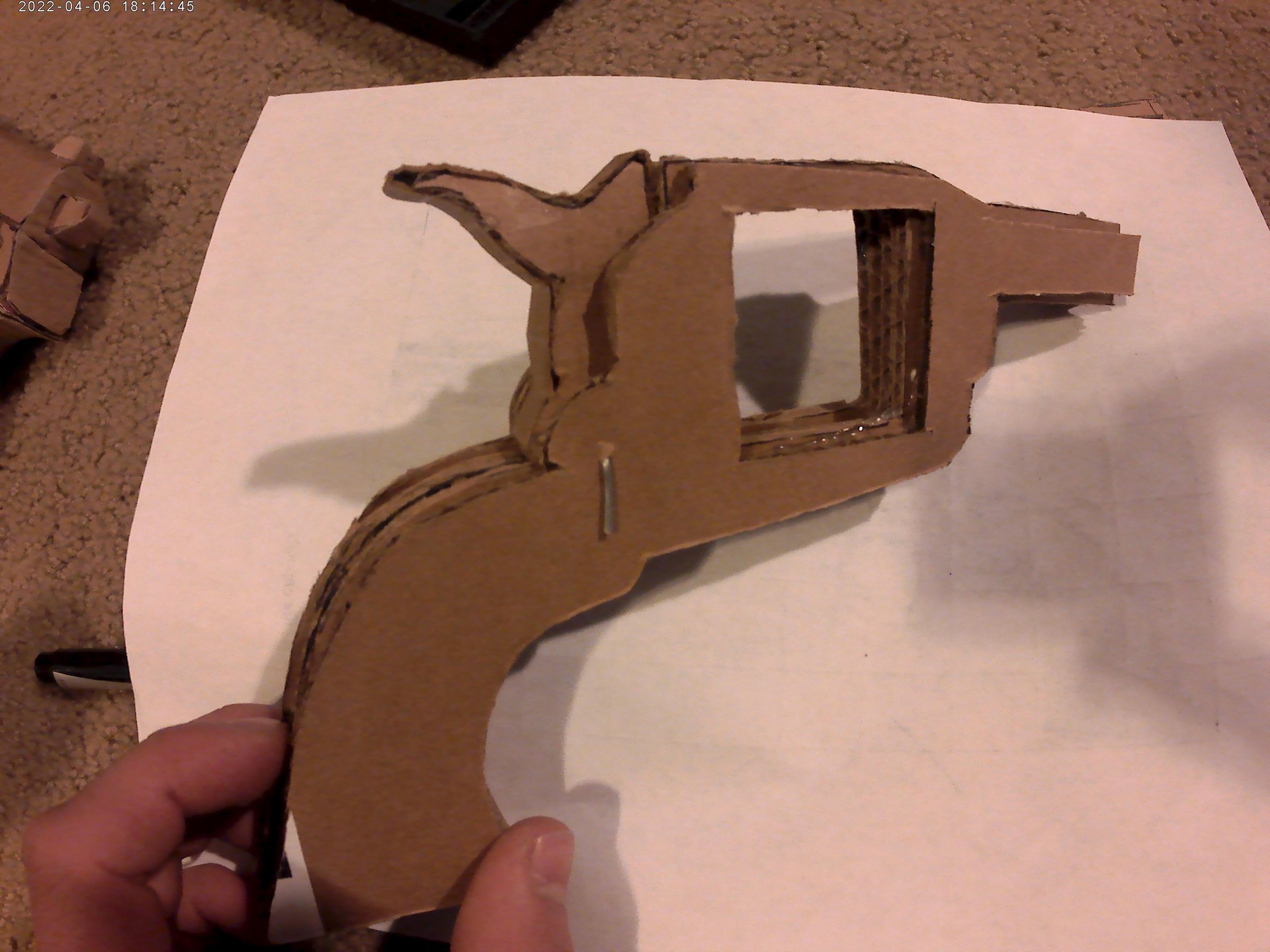Cardboard SAA Colt .45 : 5 Steps - Instructables