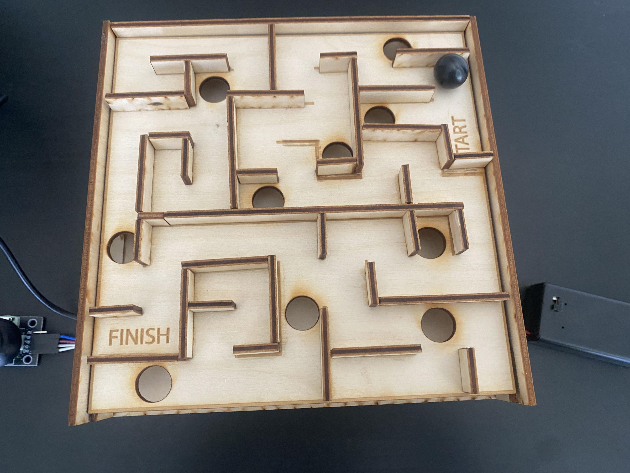 Marble Maze Using Arduino (Inspired by SmartTronix) : 9 Steps (with ...