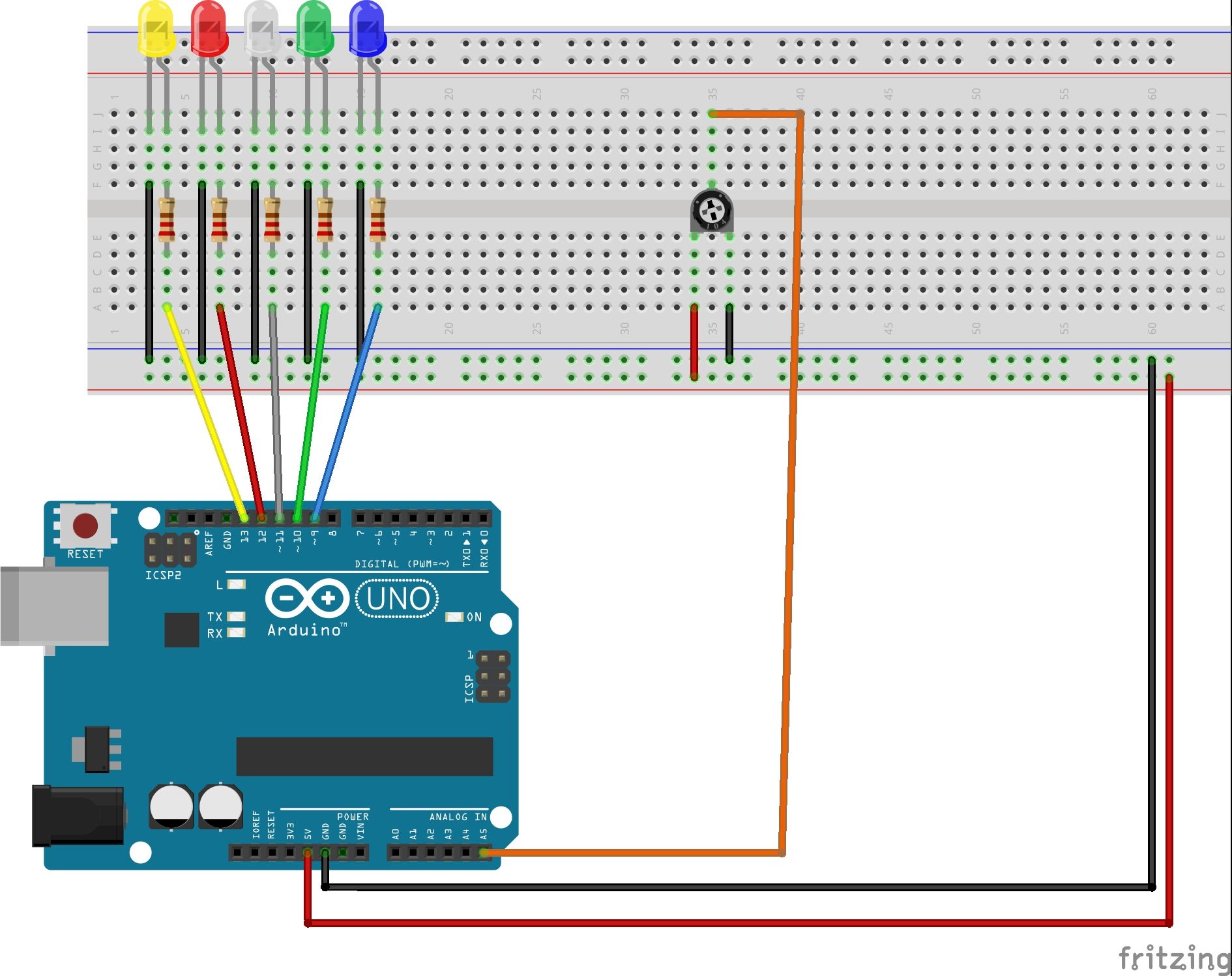 LED Control With Potentiometer - FinalExam : 3 Steps - Instructables