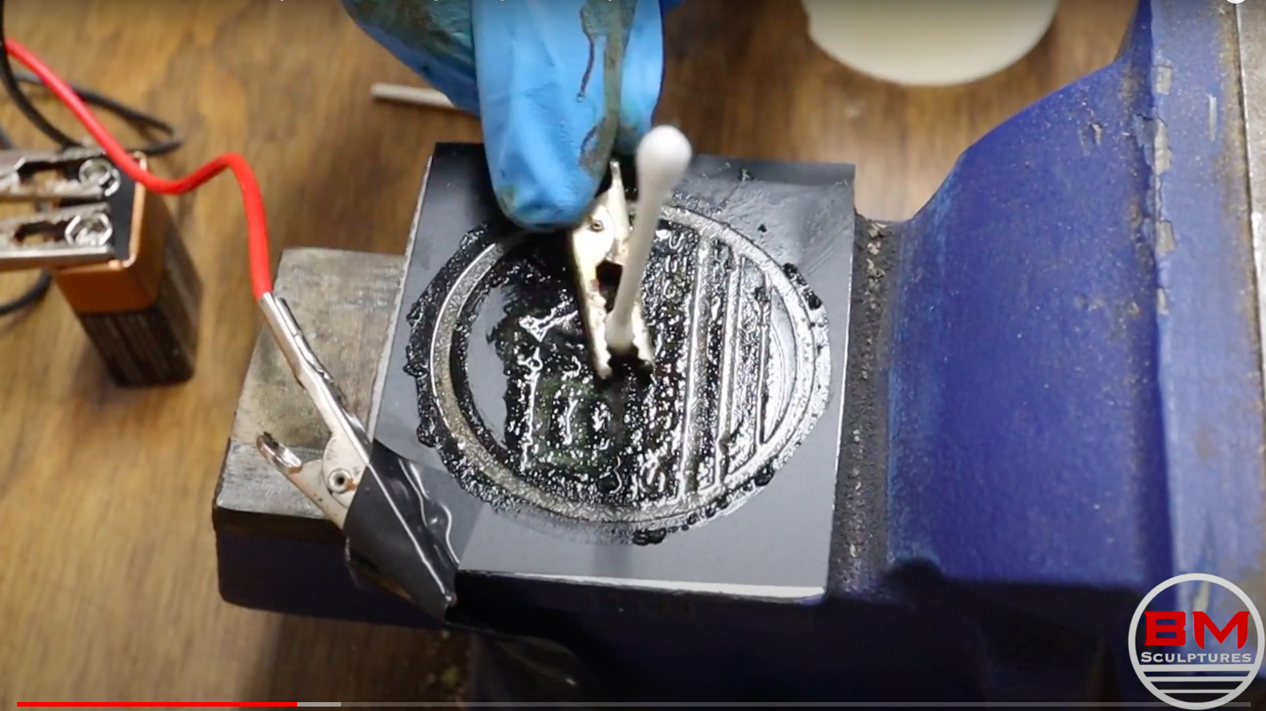How to Metal Etch / Easy Metal Etching Using Electricity : 13 Steps ...