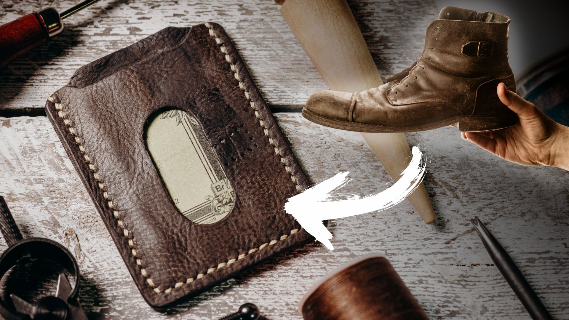 Leather Wallet From a Boot : 9 Steps (with Pictures) - Instructables