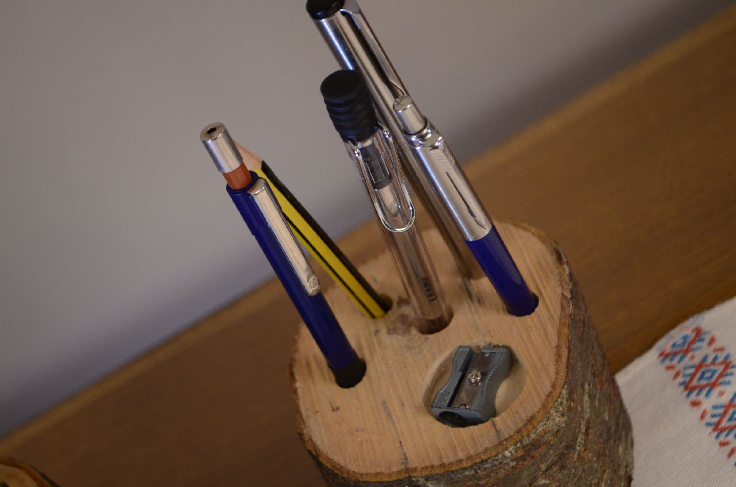 Log Pen Holder : 3 Steps (with Pictures) - Instructables