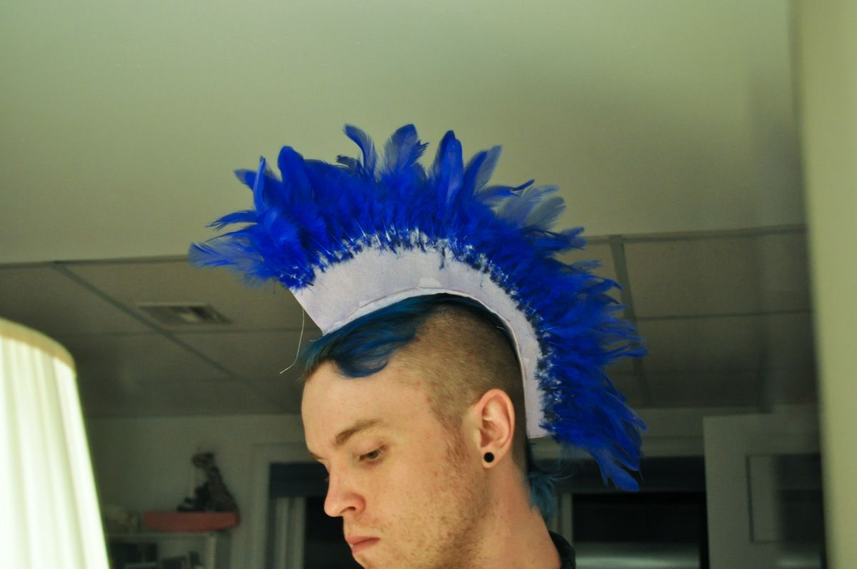 Sew Your Own Feather Mohawk : 6 Steps (with Pictures) - Instructables