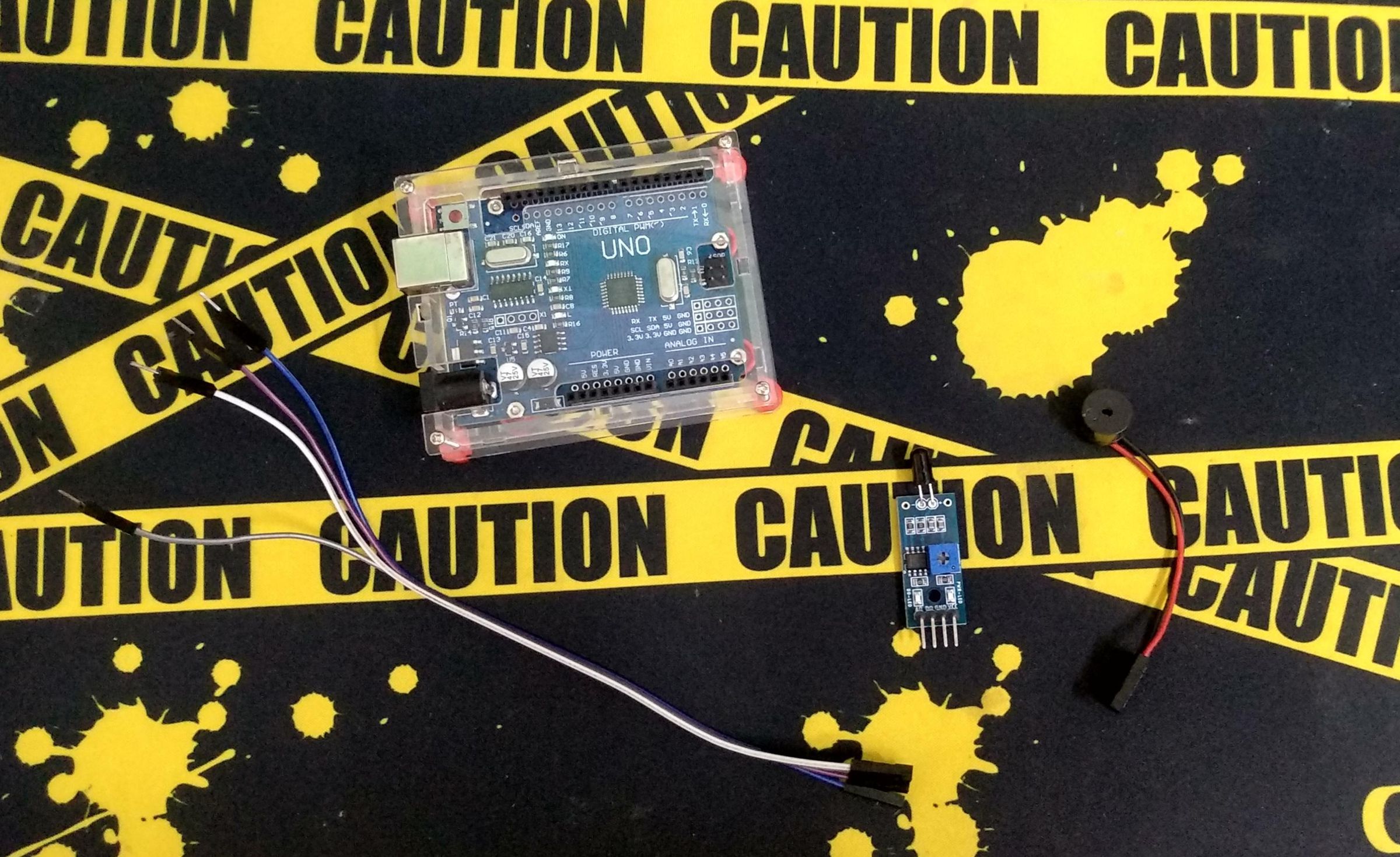 Infrared (IR) Flame Sensors With Arduino and Buzzer #Heat Flame Sensor ...