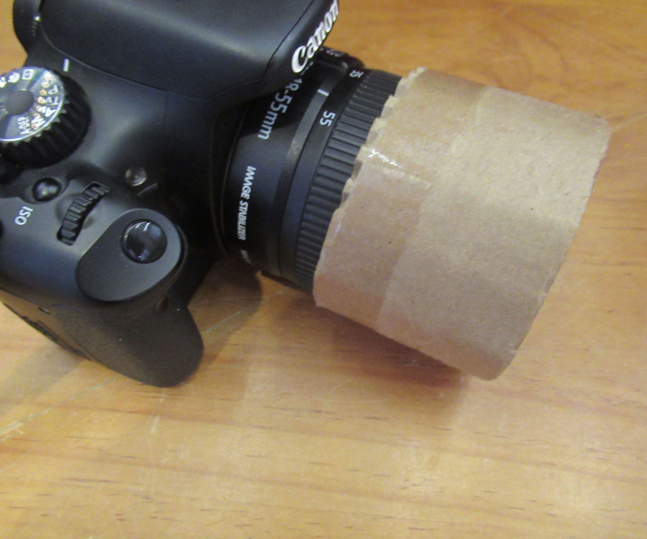 Poor Man's Lens Cap or Hood (Fits Any DSLR / Semi-DSLR) : 4 Steps ...