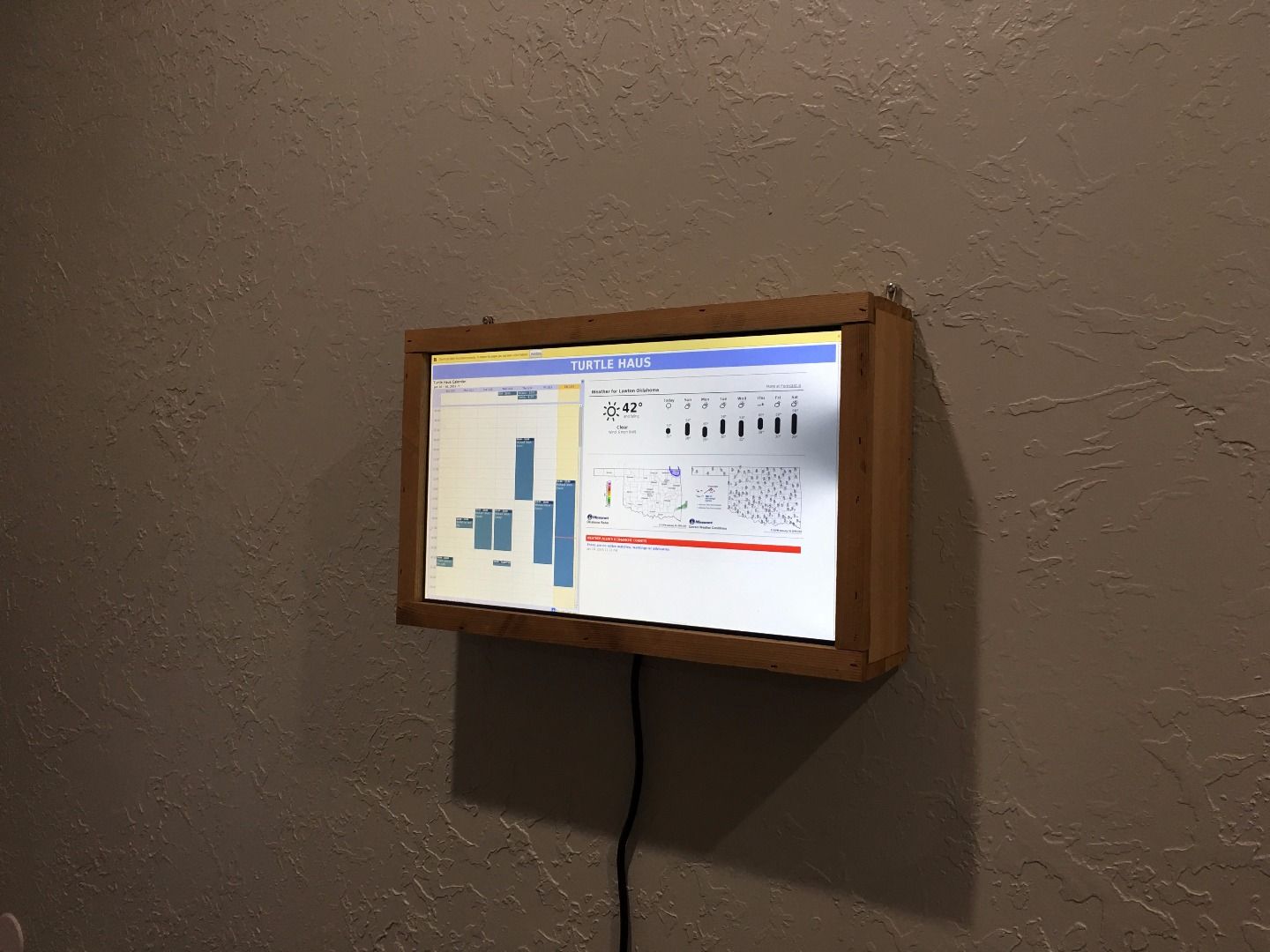 Raspberry Pi Wall Mounted Google Calendar : 6 Steps (with Pictures ...
