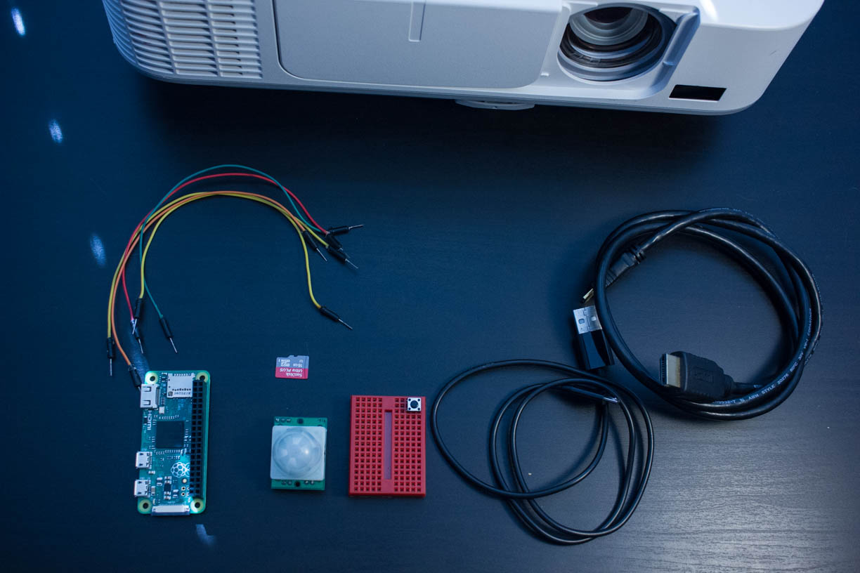 Motion Sensitive Projected Ghosts Using Raspberry Pi Zero : 7 Steps ...