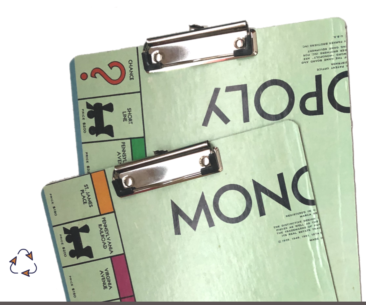 How to Make a Clipboard From a Monopoly Game : 4 Steps - Instructables