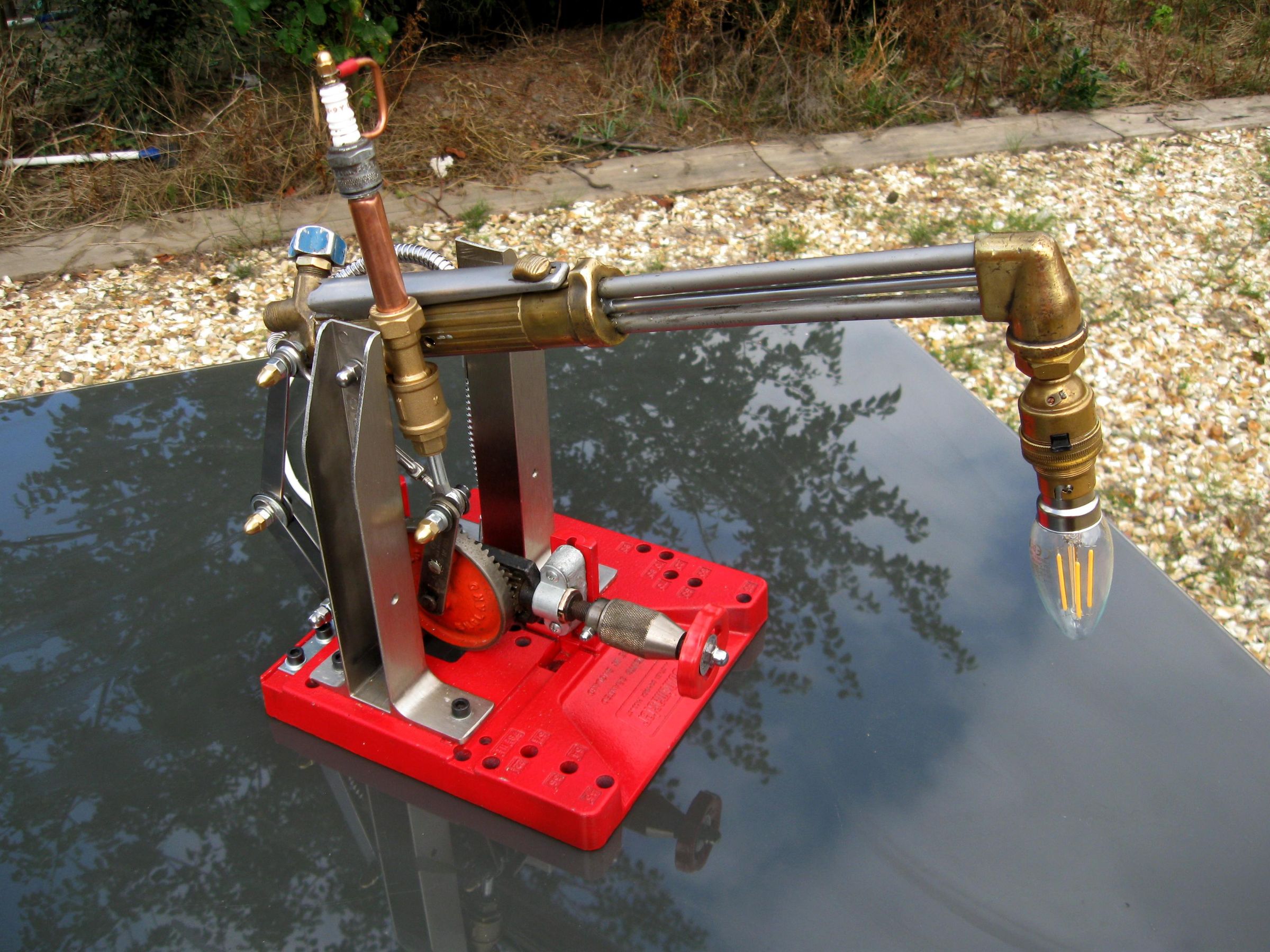 The Steampunk Welding Torch Desk Lamp : 14 Steps (with Pictures ...
