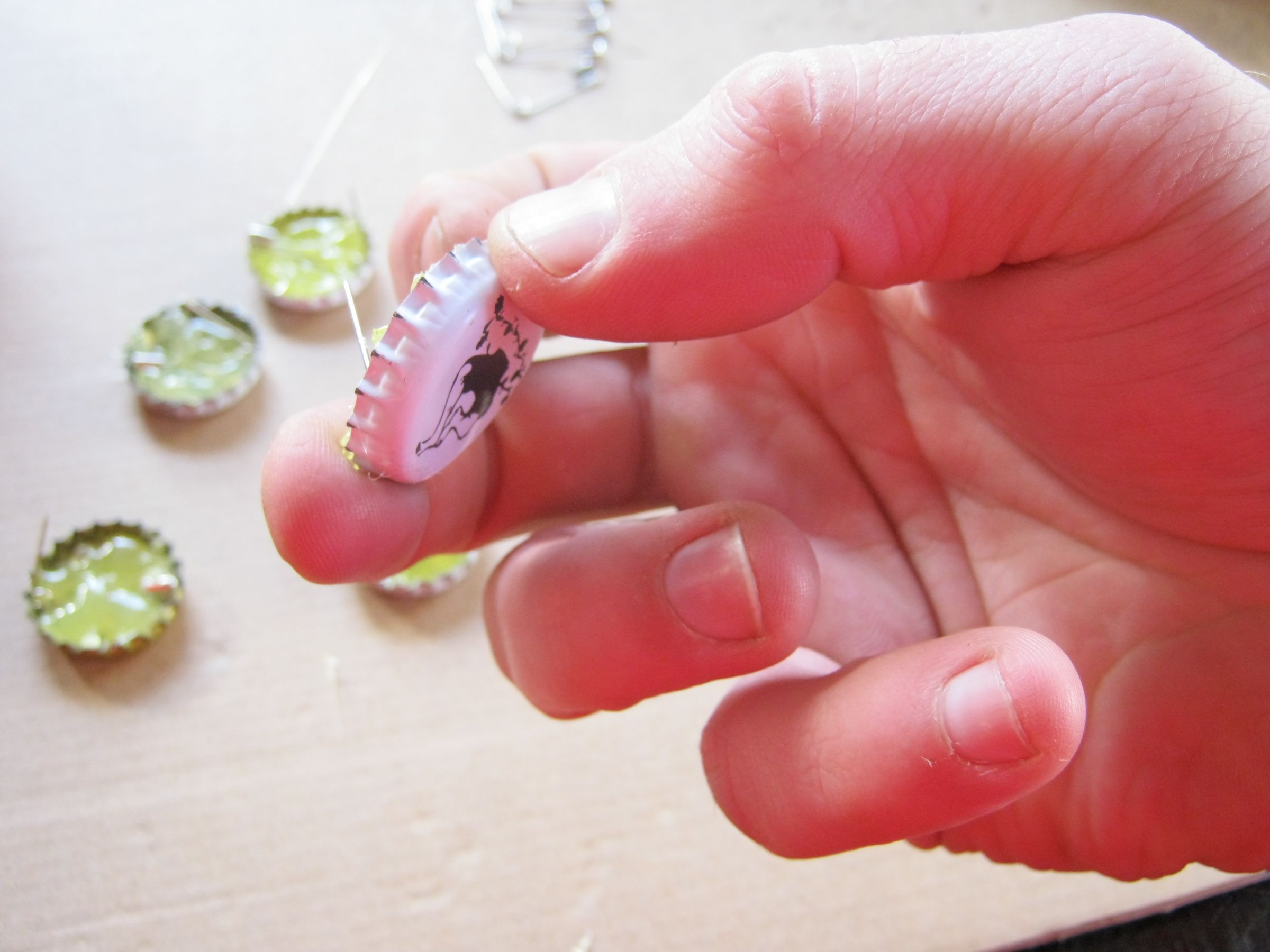 Beer Cap Buttons : 4 Steps - Instructables