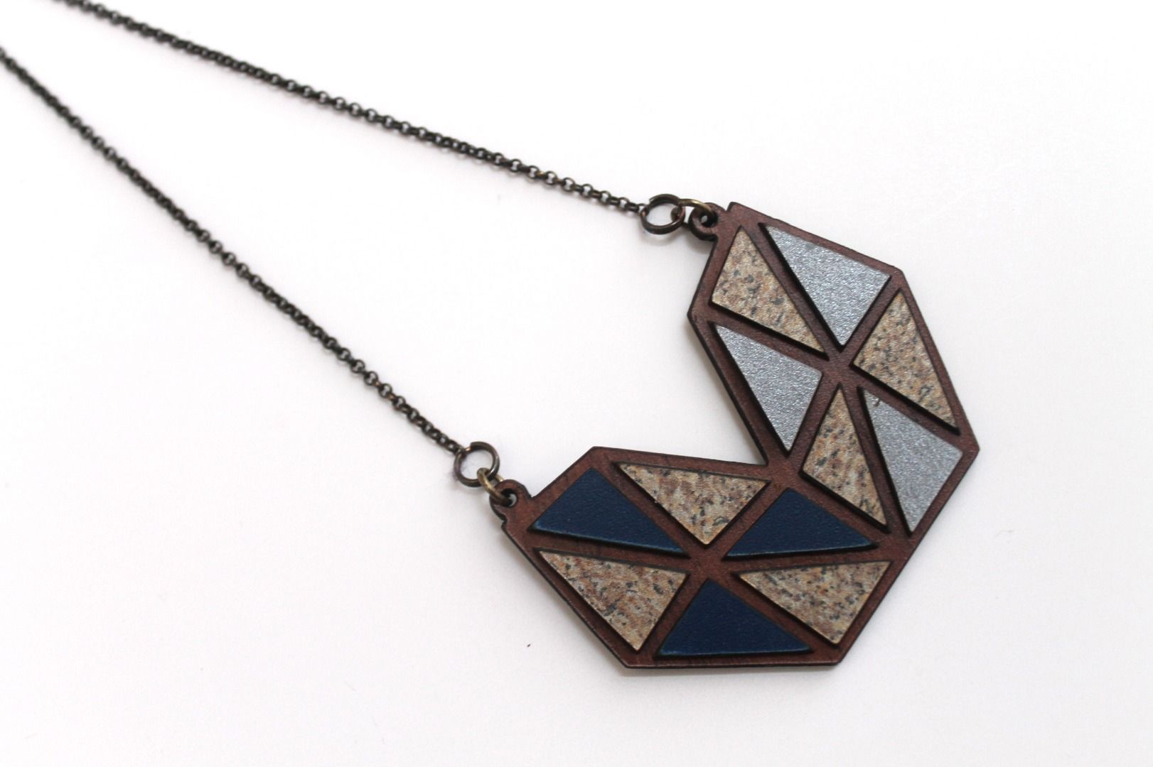 Laser Cut Necklaces From Recycled Laminate Samples : 11 Steps (with ...