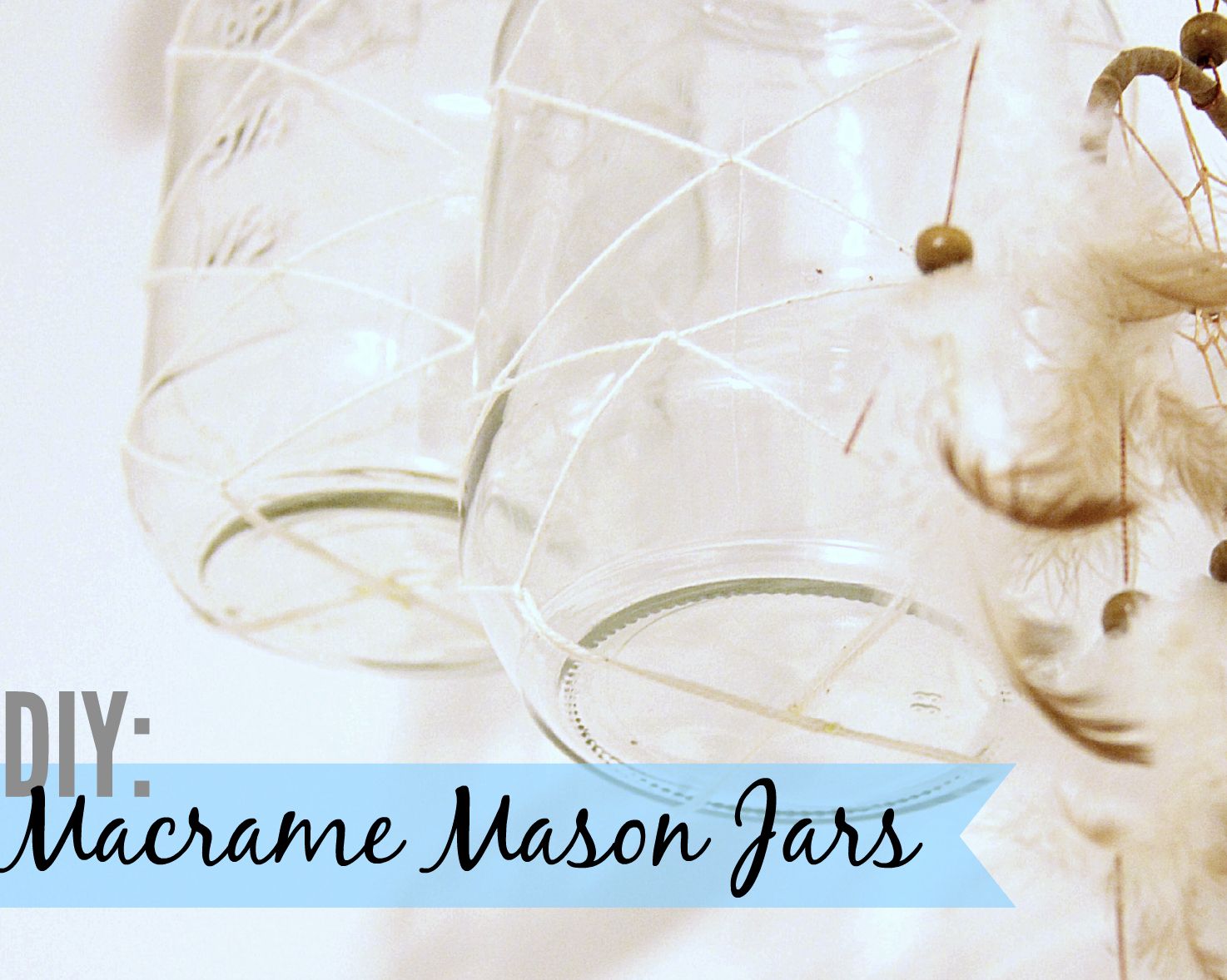 DIY: Macrame Mason Jars : 5 Steps (with Pictures) - Instructables