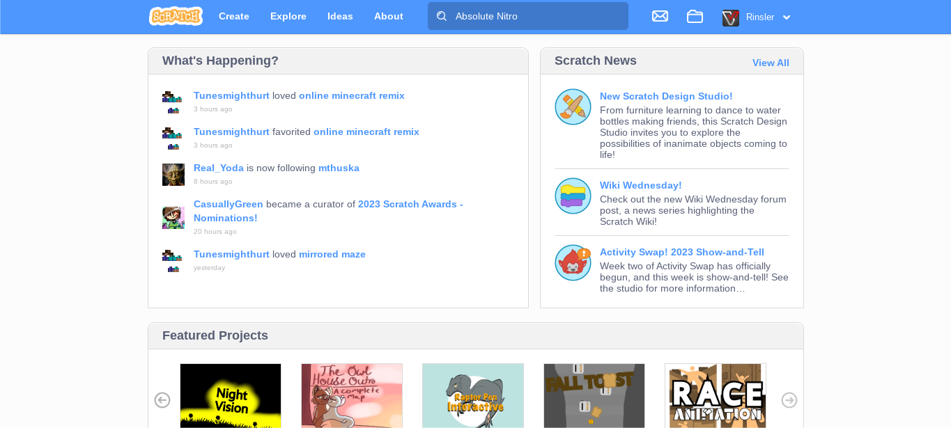 Absolute Nitro on Scratch! : 6 Steps - Instructables