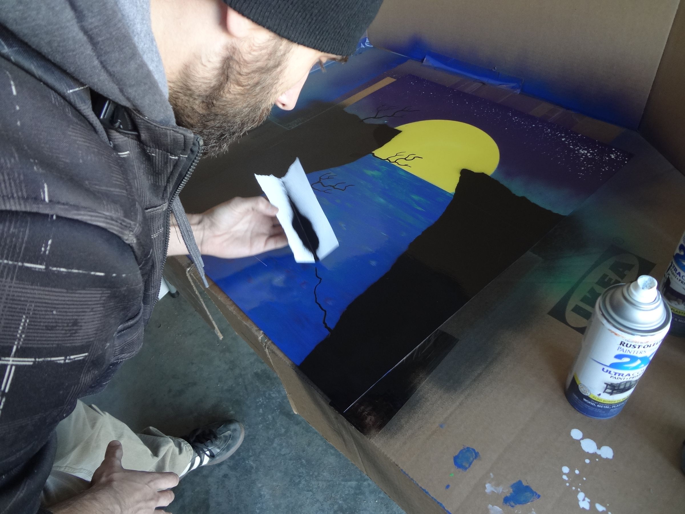 Spray-Paint Sunset : 14 Steps (with Pictures) - Instructables