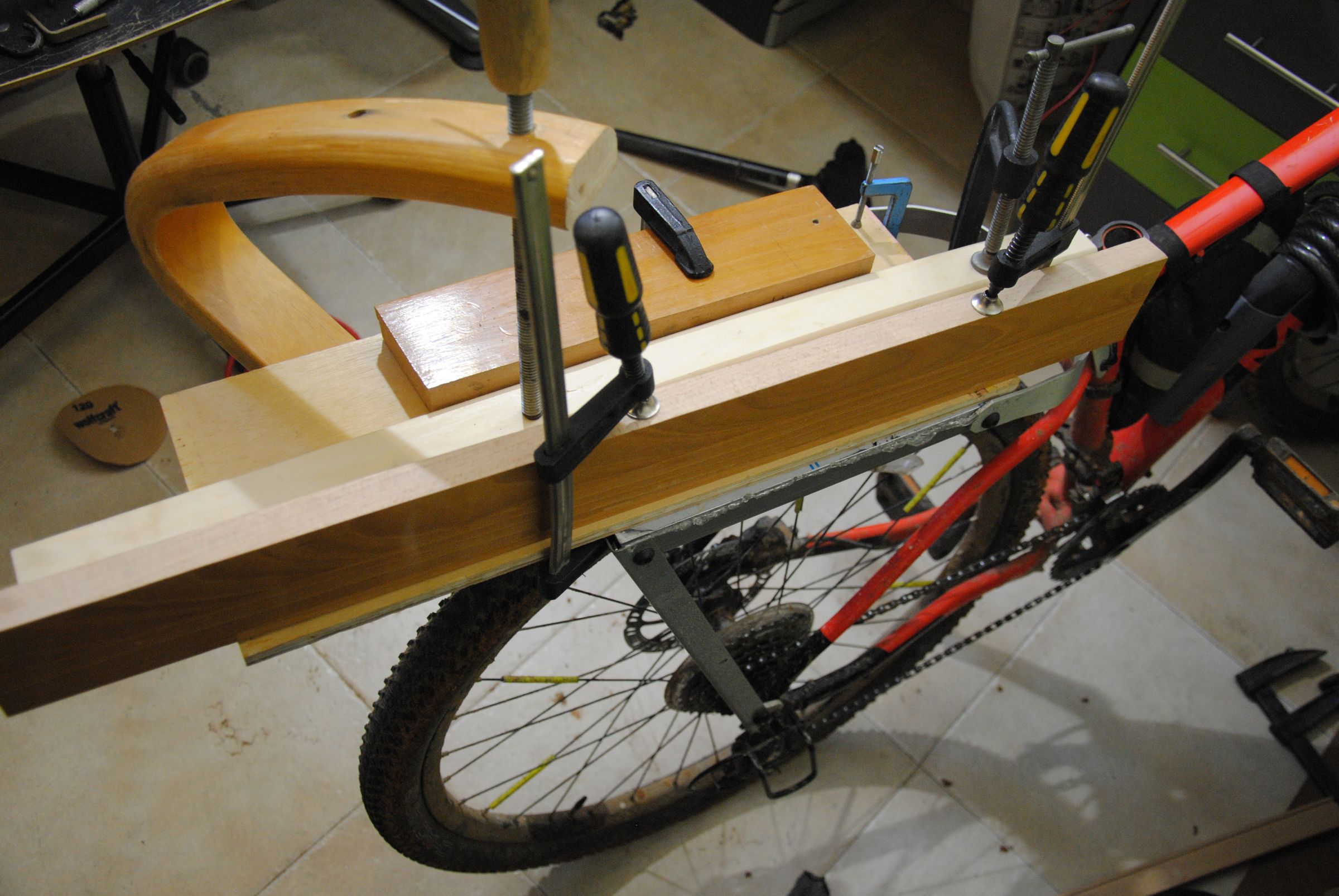 DIY Bike Rear Rack With a MAGNETIC U-lock Mount! (no Welding) : 16 ...