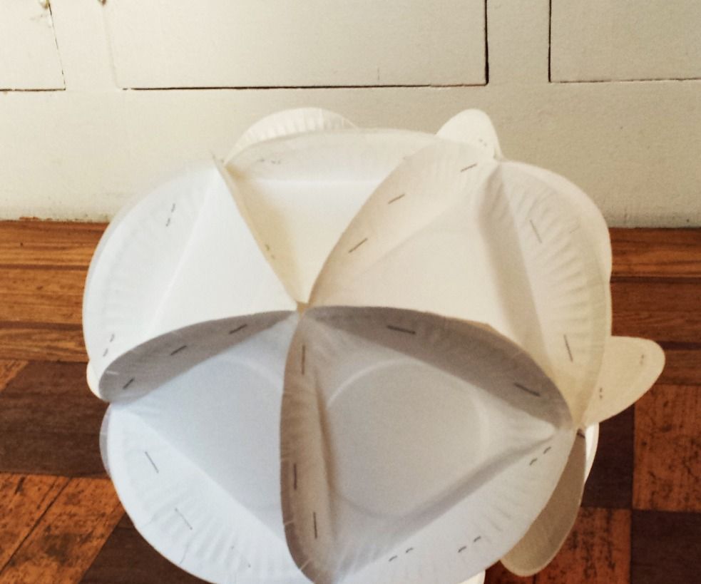 Powerful Triangles and Spheres: Paper Plate Buckyballs - 1st Grade ...