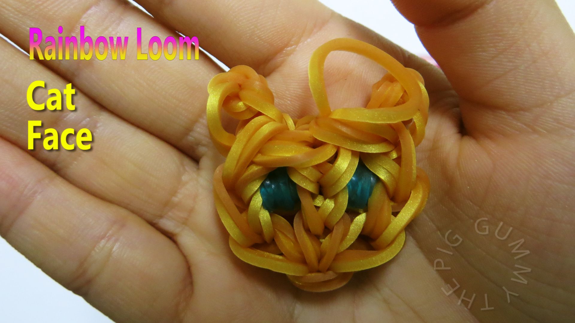 Rainbow Loom Cat Face Charm Tutorial : 8 Steps - Instructables