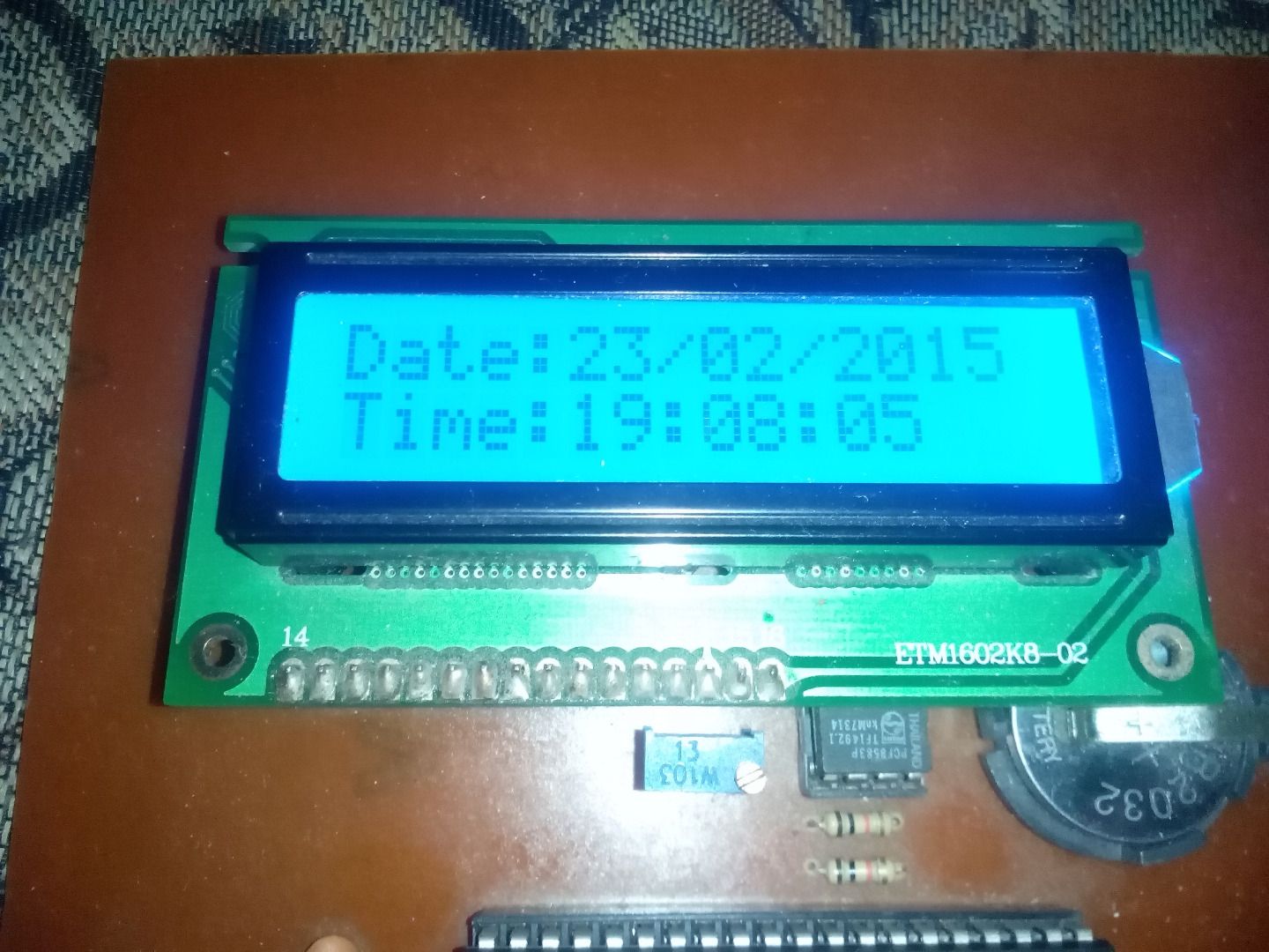 Electronic Security System With RTC and User Define Pin Code : 7 Steps ...